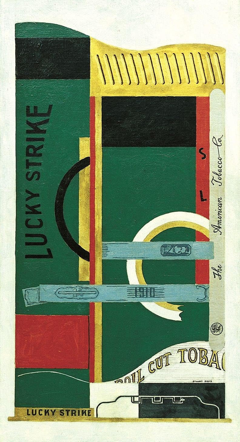 Stuart Davis : Lucky Strike : 1921 : Archival Quality Art Print ...
