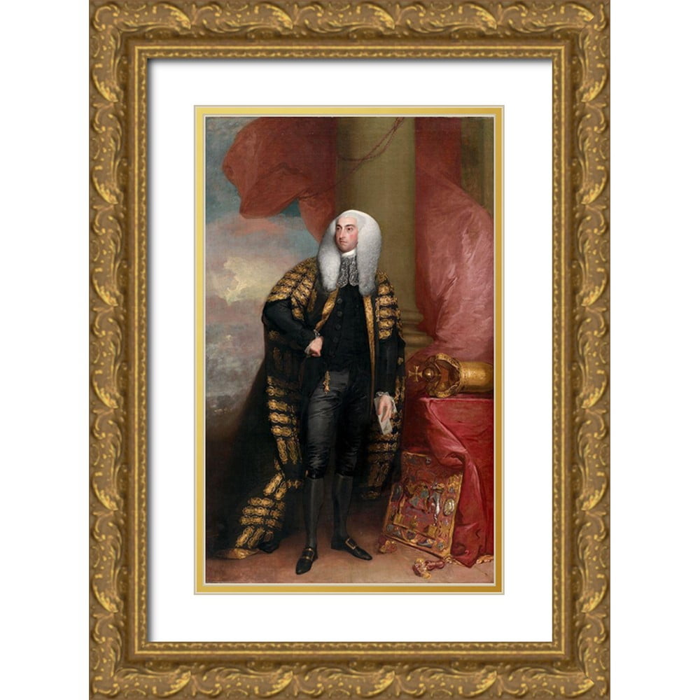 Stuart, Gilbert 10x14 Gold Ornate Wood Framed with Double Matting ...