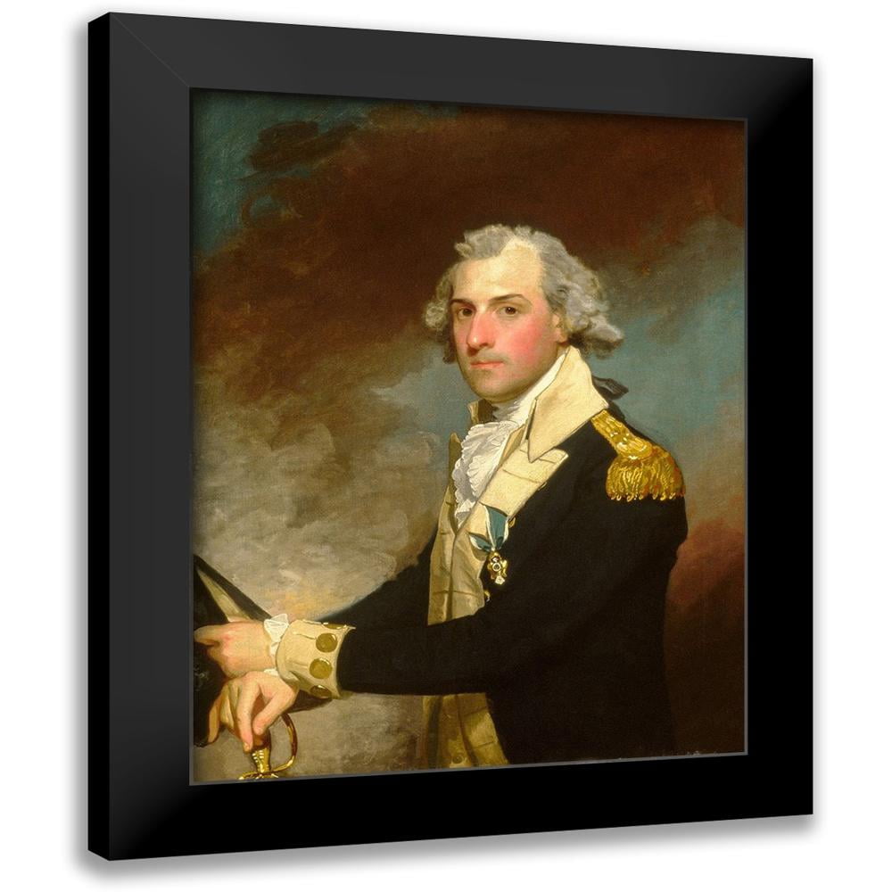 Stuart, Gilbert 12x14 Black Modern Framed Museum Art Print Titled ...