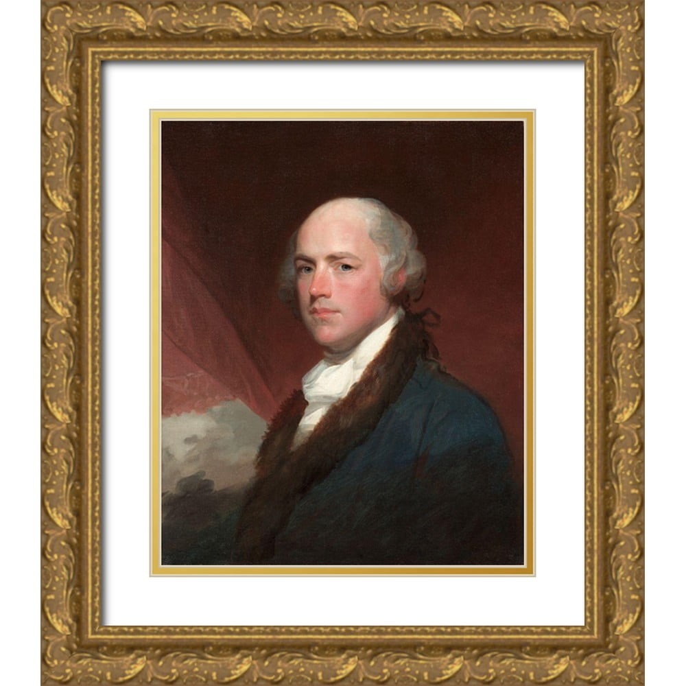 Stuart, Gilbert 12x14 Gold Ornate Wood Framed with Double Matting ...