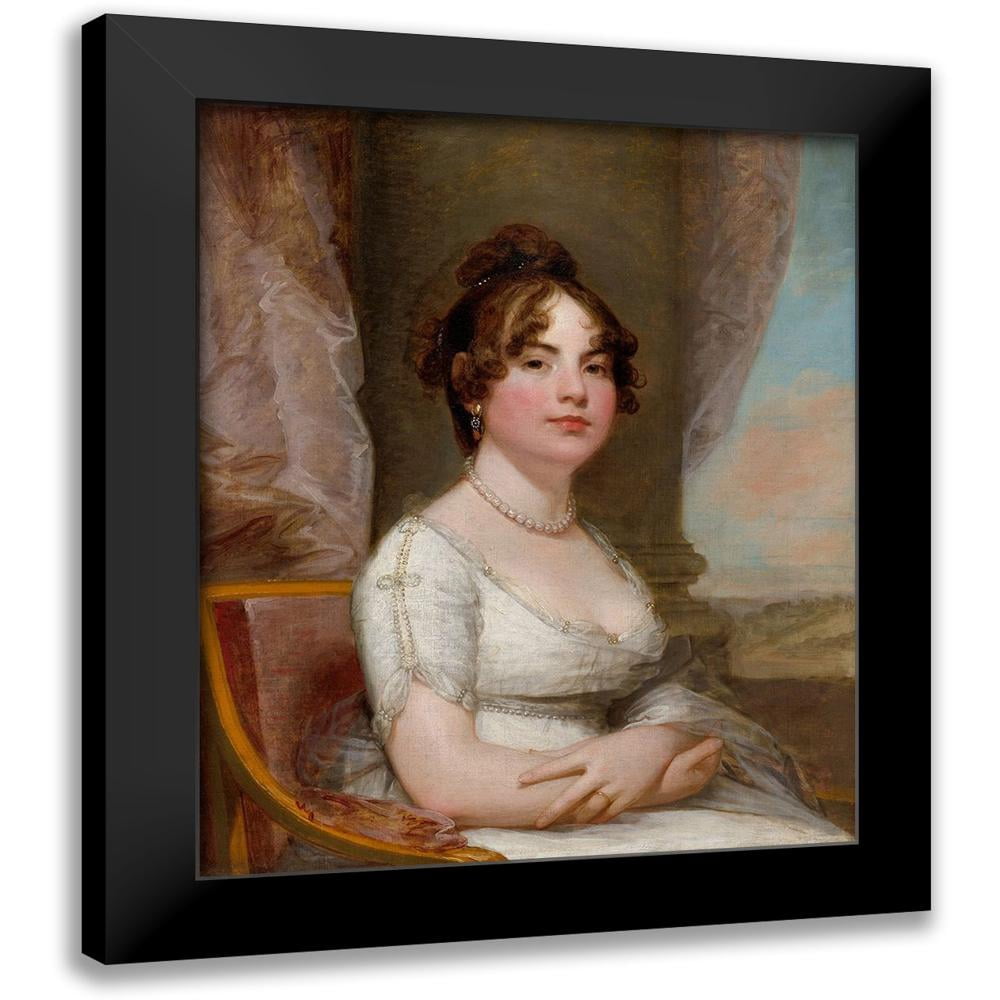 Stuart, Gilbert 20x23 Black Modern Framed Museum Art Print Titled ...
