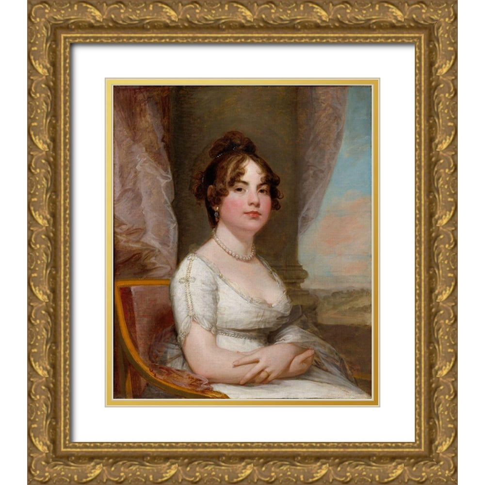 Stuart, Gilbert 20x23 Gold Ornate Wood Framed with Double Matting ...