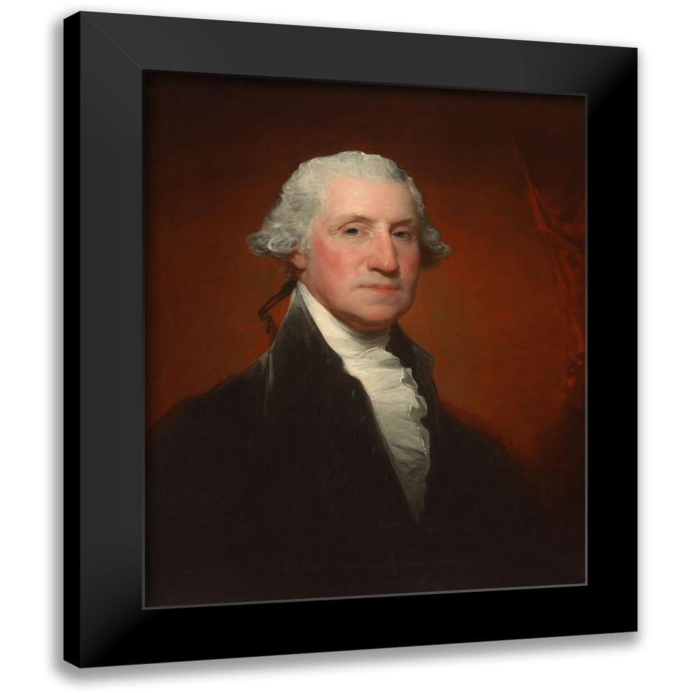 Stuart, Gilbert 20x24 Black Modern Framed Museum Art Print Titled ...