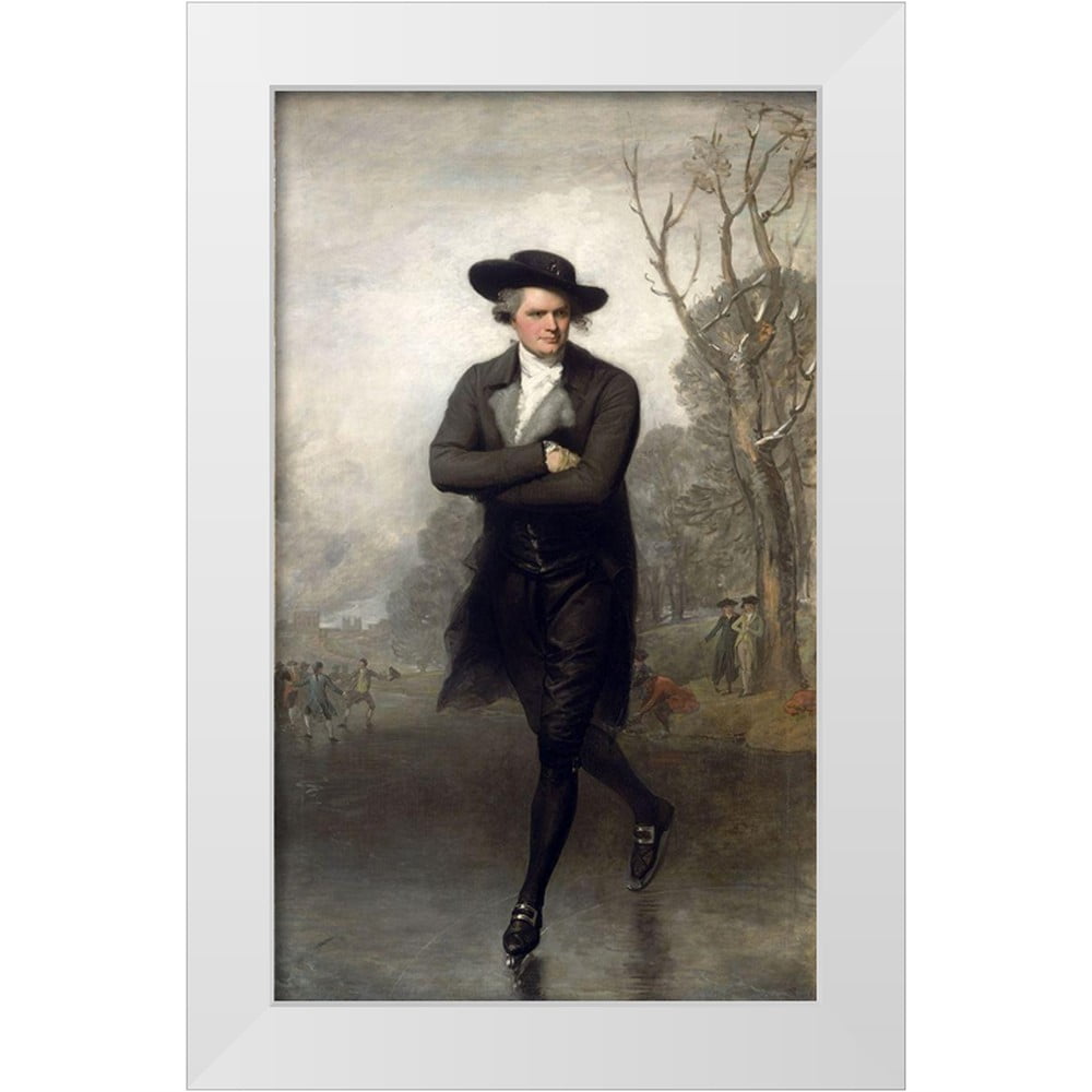 Stuart, Gilbert 21x32 White Modern Wood Framed Museum Art Print Titled ...