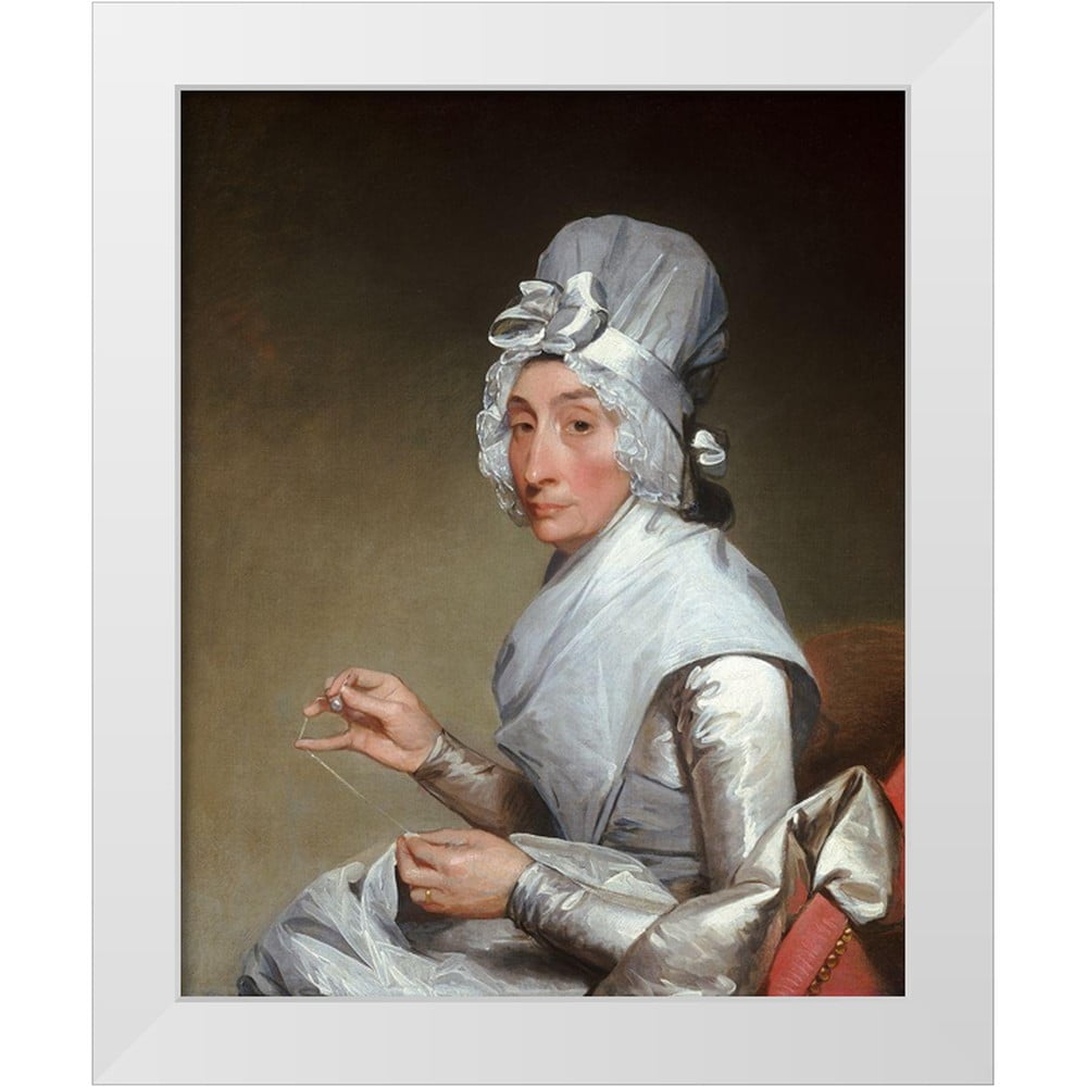 Stuart, Gilbert 26x32 White Modern Wood Framed Museum Art Print Titled ...