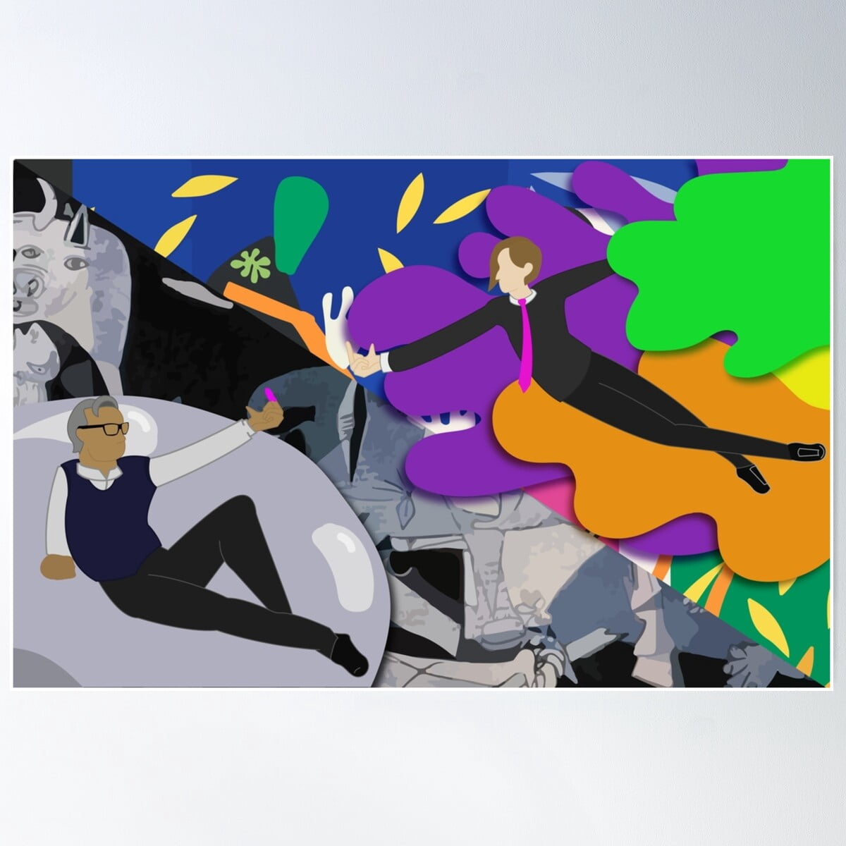 Stuart Semple Vs. Anish Kapoor Poster Wall Art, Modern Wall Decor For ...