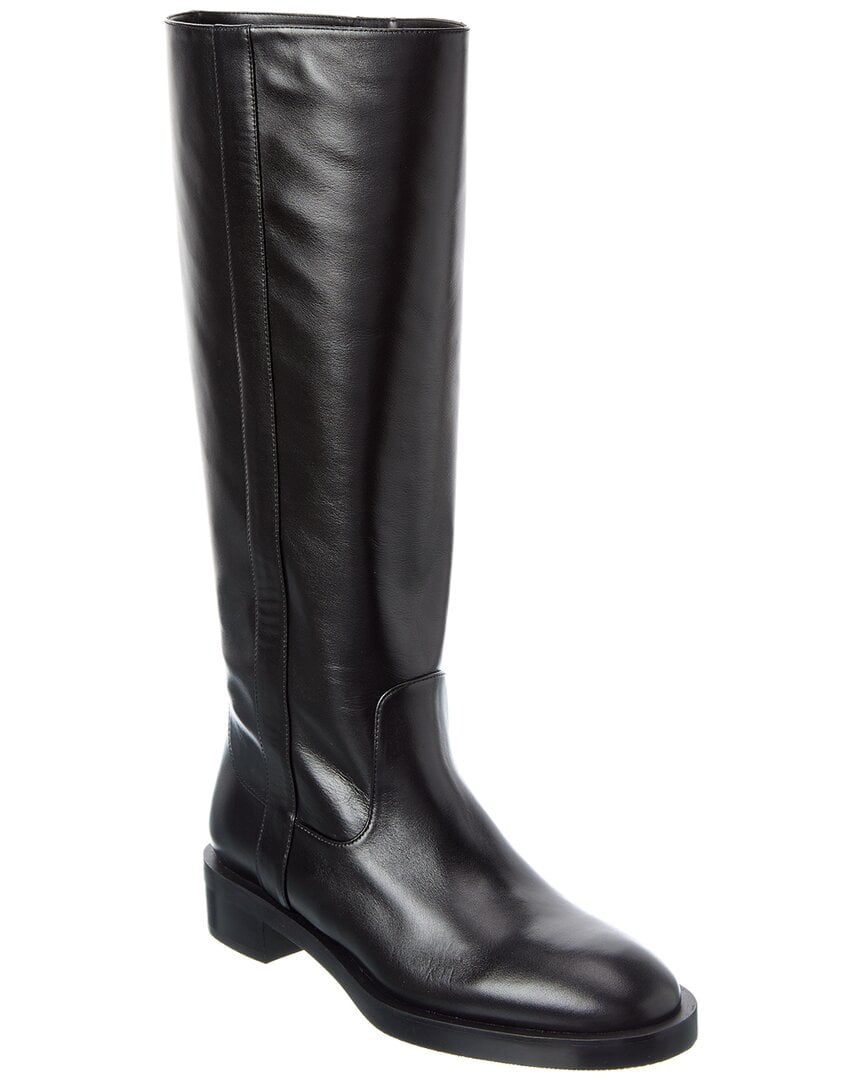 Stuart Weitzman Lenora Leather Knee-High Boot, 6, Black - Walmart.com