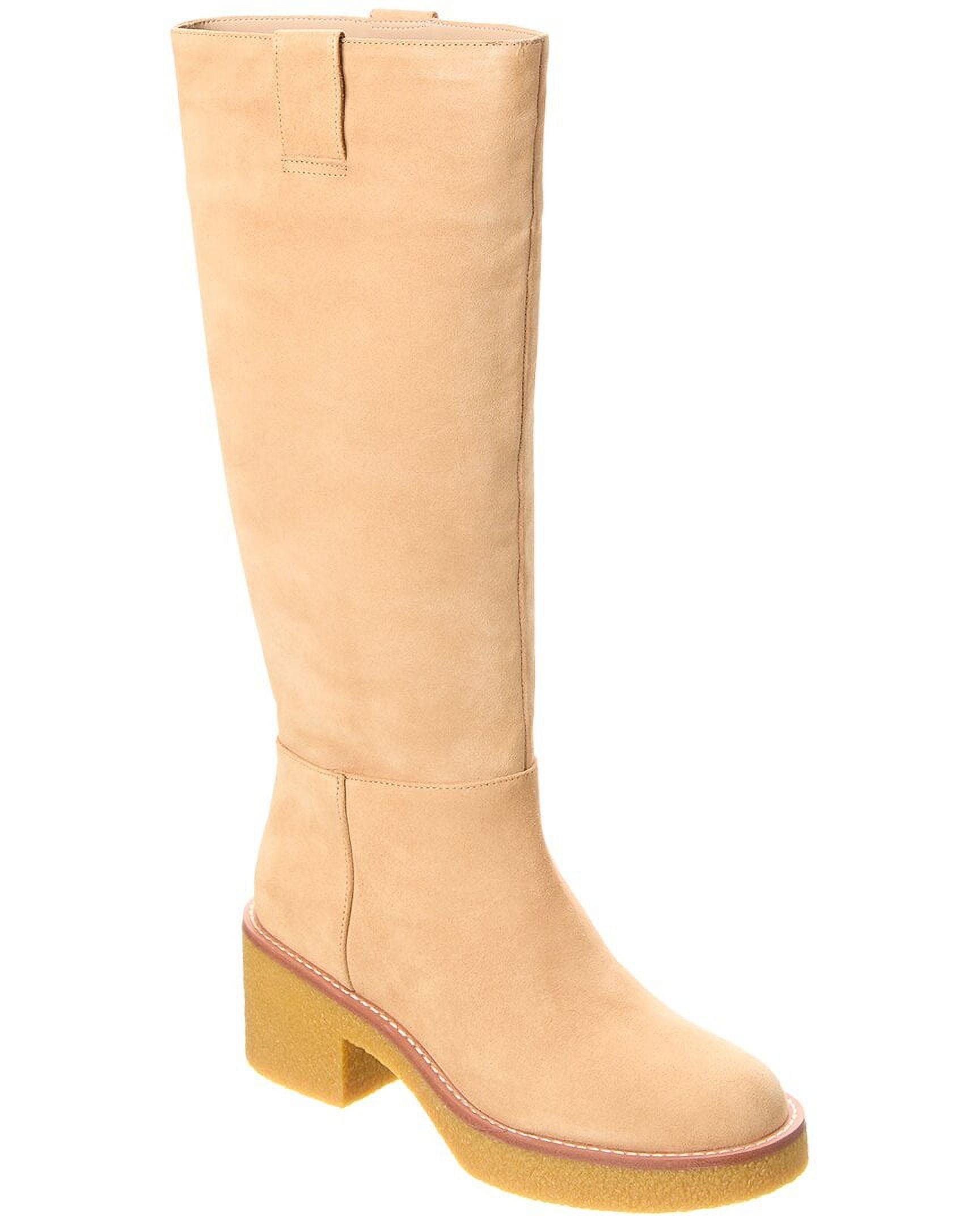 Stuart Weitzman Montana Slouch Suede Boot, 6, Brown - Walmart.com
