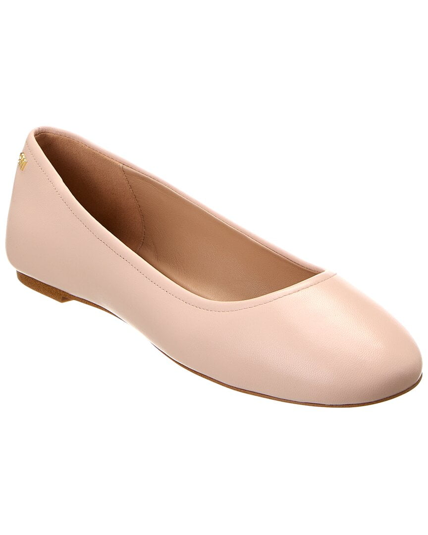 Stuart Weitzman Nadine Leather Flat, 9, Pink - Walmart.com