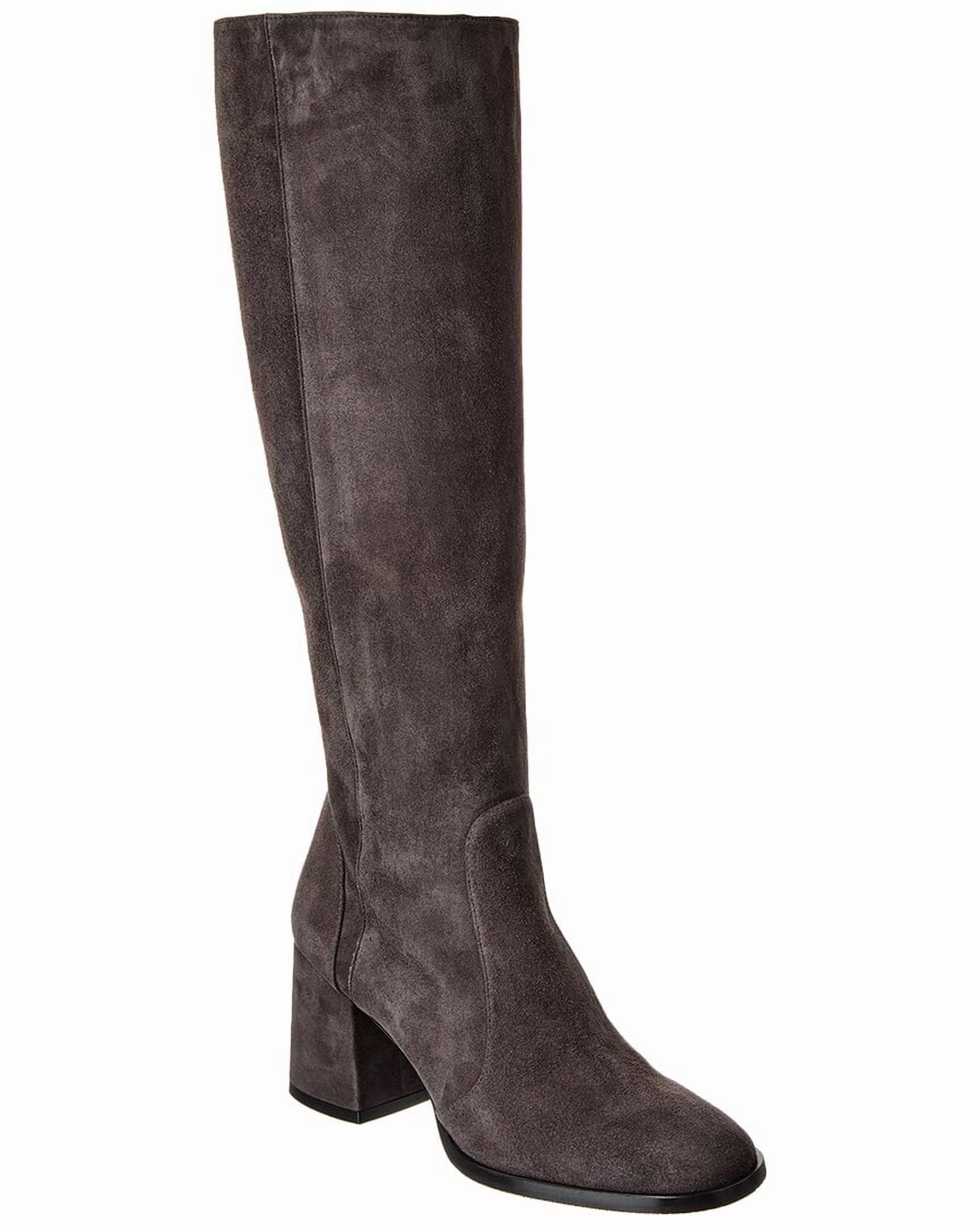 Stuart Weitzman Nola Suede Knee-High Boot, 7.5, Grey - Walmart.com