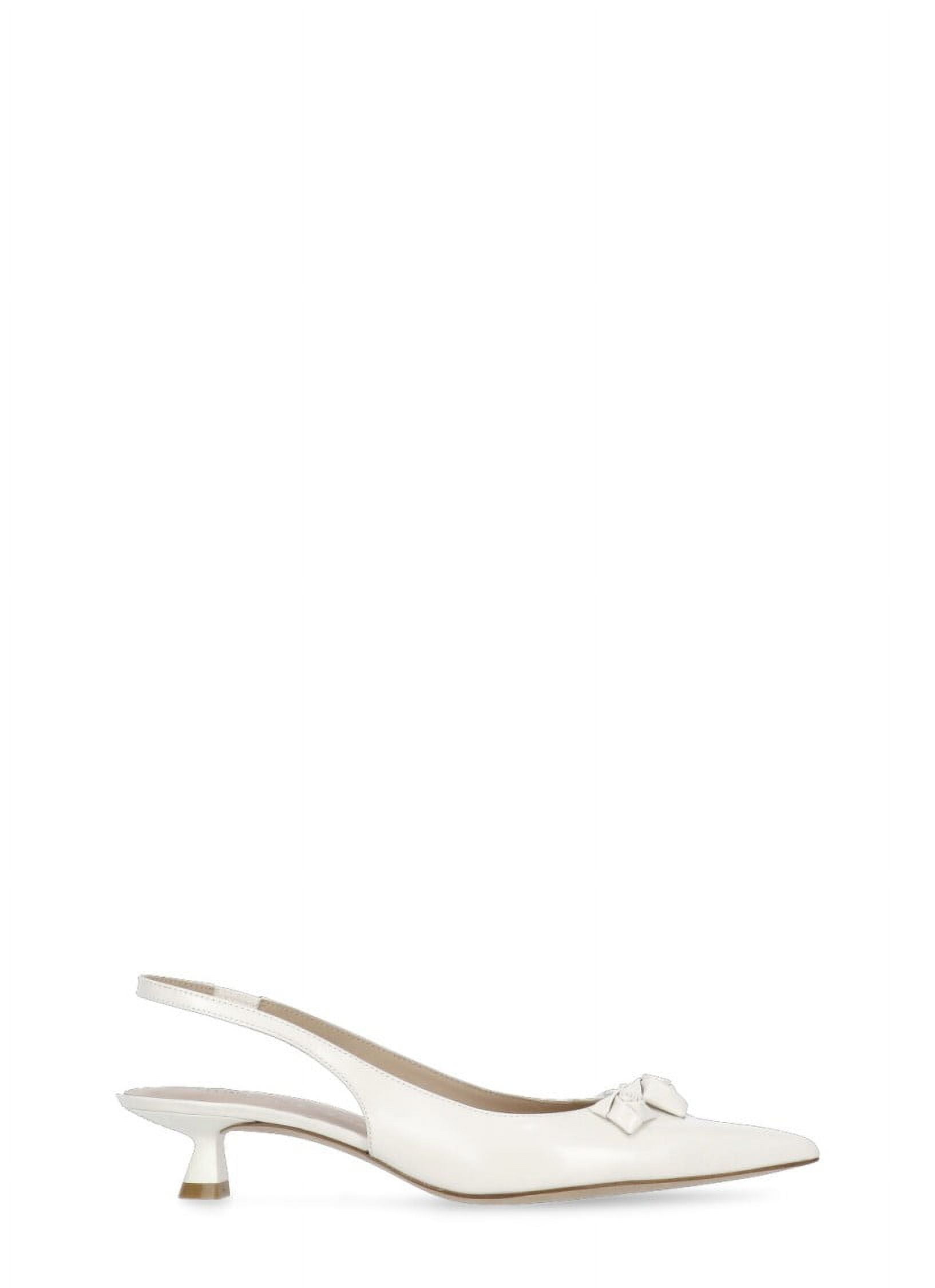 Stuart Weitzman Women's Rosie 35 Slingback White Sizes IT 34-50 2/3 ...