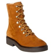 Stuart Weitzman Chalet Lug Suede & Leather Hiker Boot, 9.5, Brown ...