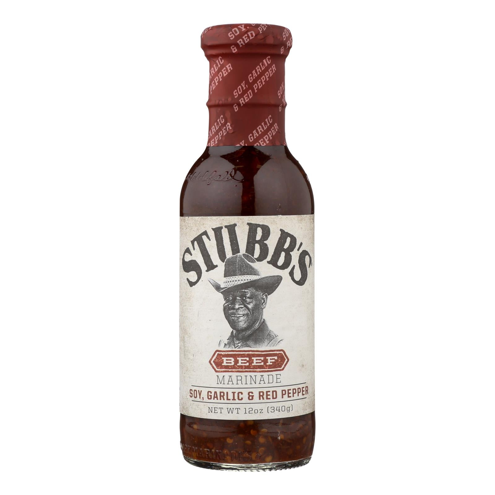 Stubb's Beef Marinade, 12 oz Bottles (Case of 6) | Authentic Texas ...