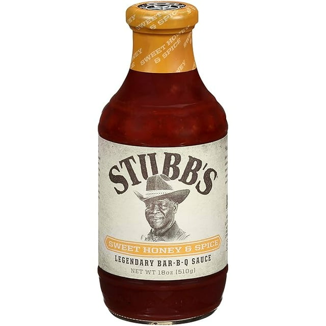 Stubb's Sweet Honey & Spice BBQ Sauce, 18 oz - Walmart.com