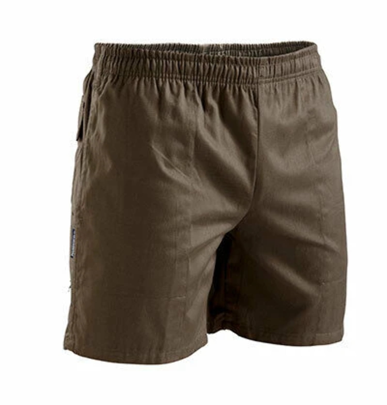 Stubbies Ruggers Mens Long Leg Shorts Draw Cord Cotton Elastic Waist ...