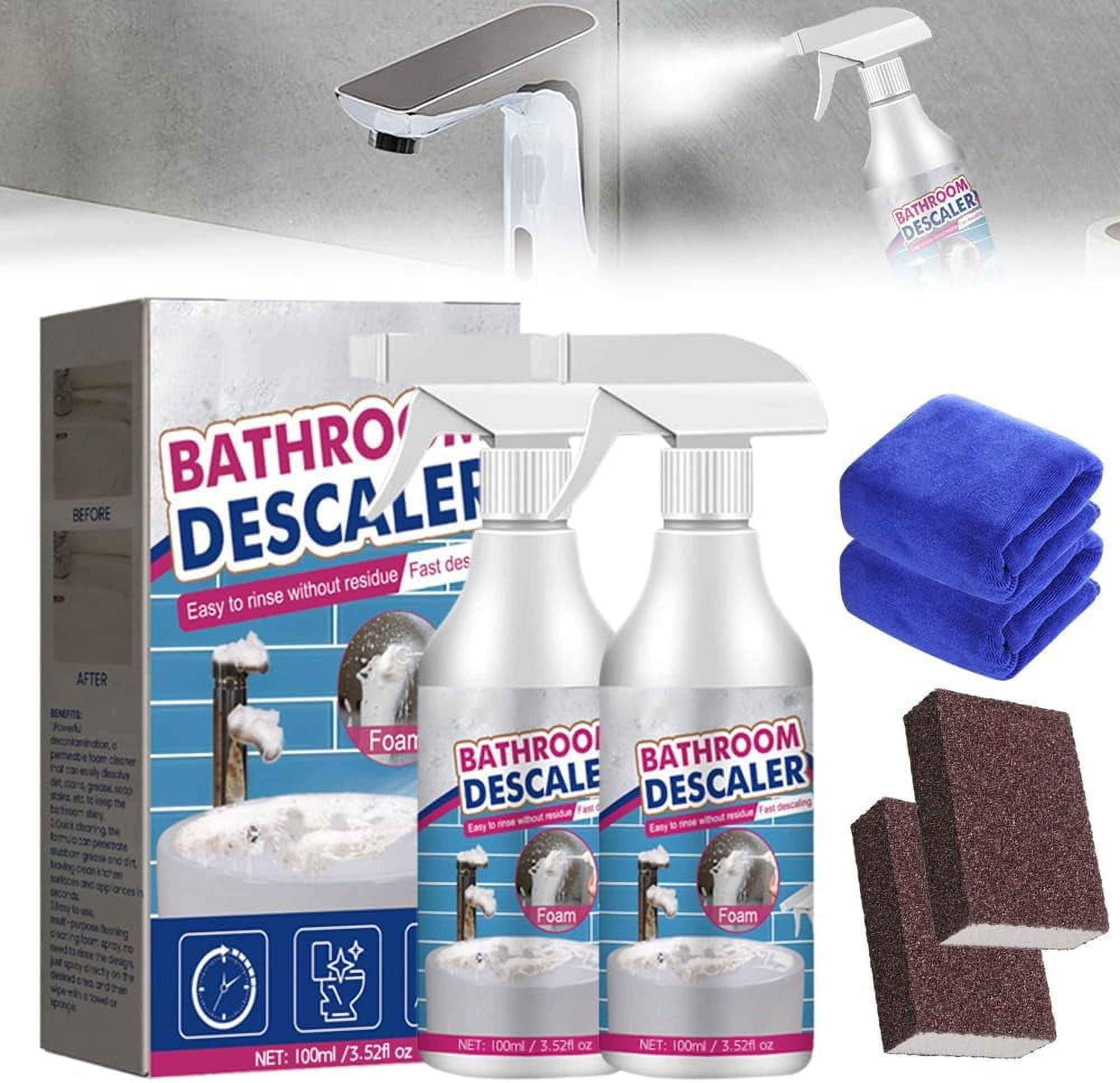 Stubborn Stains Cleaner, Stubborn Stains Cleaner Bathroom Descaler Cleaner for Bath Shower Glass ...