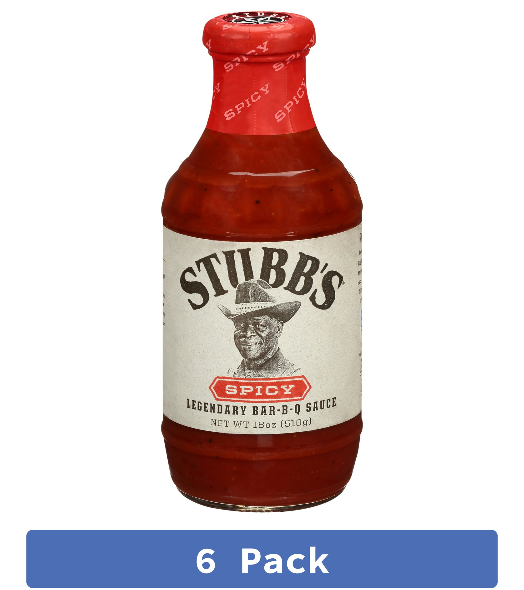 Stubbs Barbecue Sauce Spicy 18 oz (Pack of 6) - Walmart.com