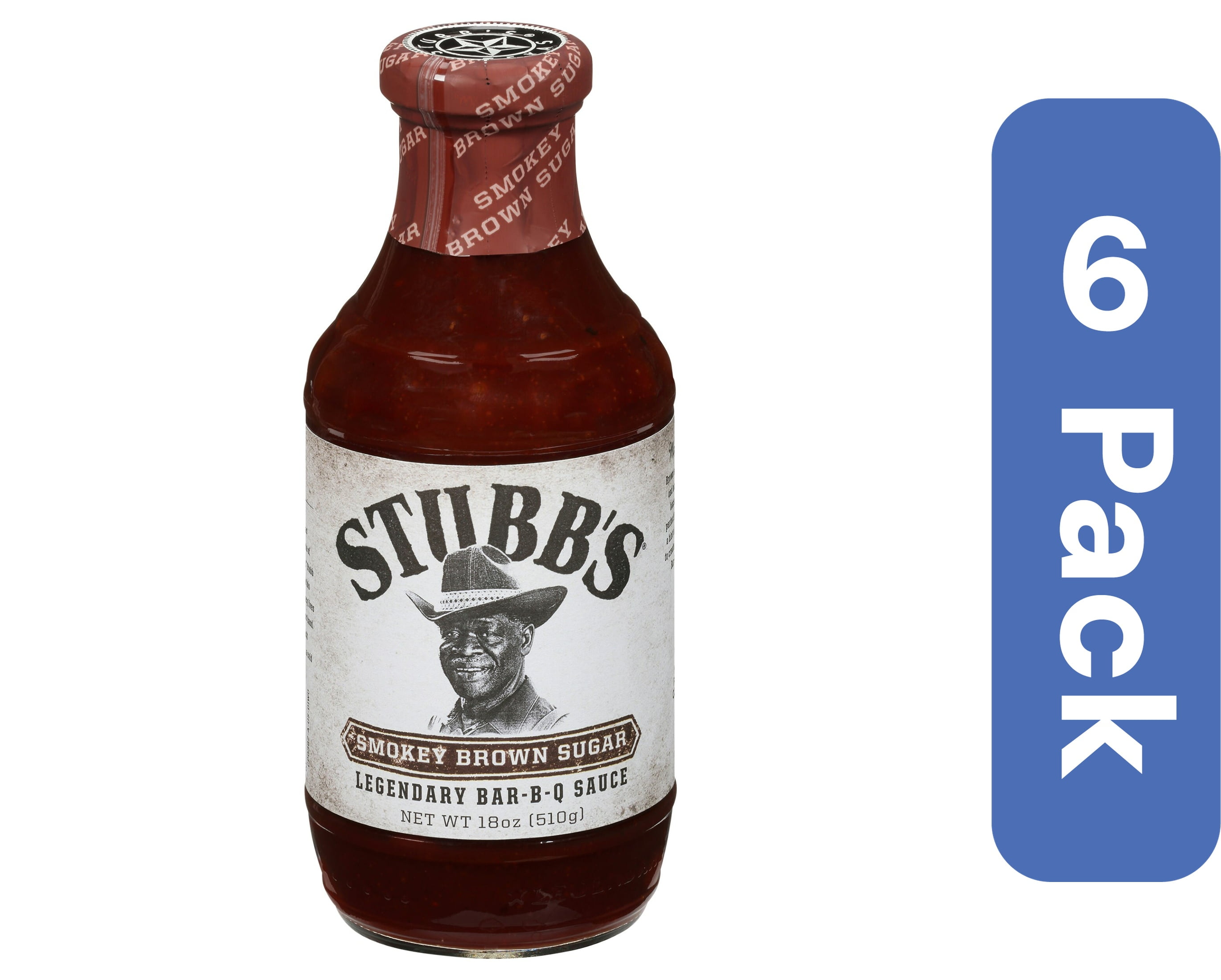 Stubbs Smoky Brown Sugar Barbecue Sauce 18 oz (Pack Of 6) - Walmart.com