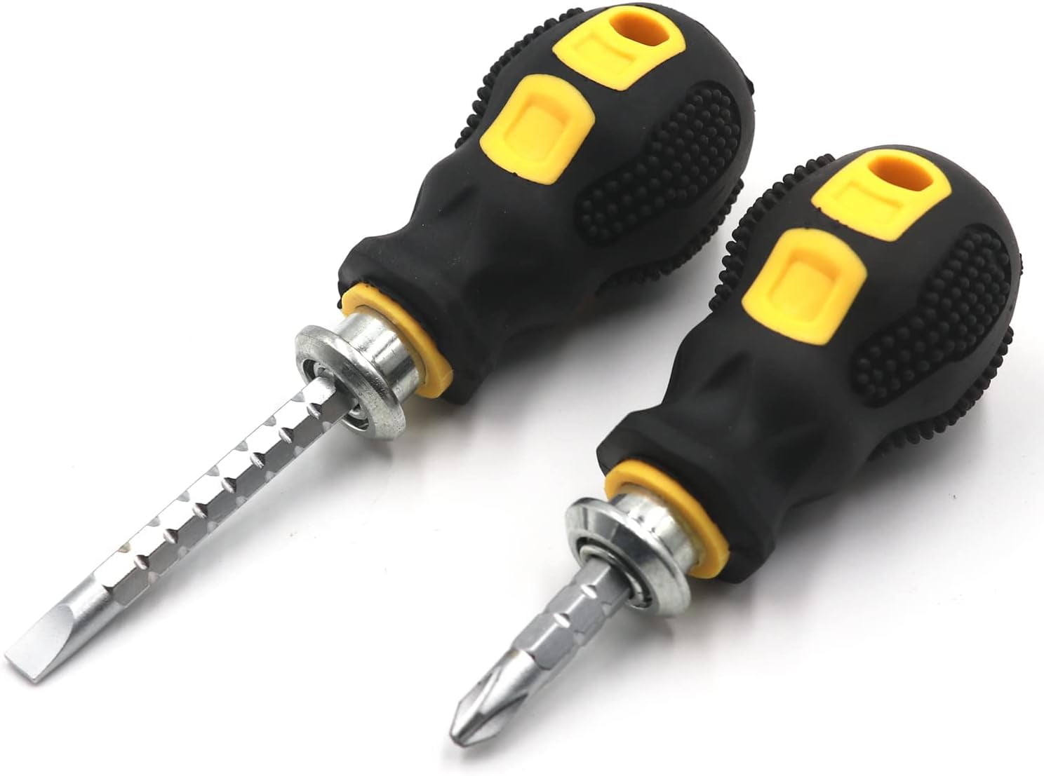 Stubby Magnetic Screwdriver With Phillips Head and Flat Head,Small ...