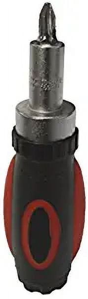 Stubby Ratcheting Screwdriver Ratchet Style Screw Driver (4-Bits ...