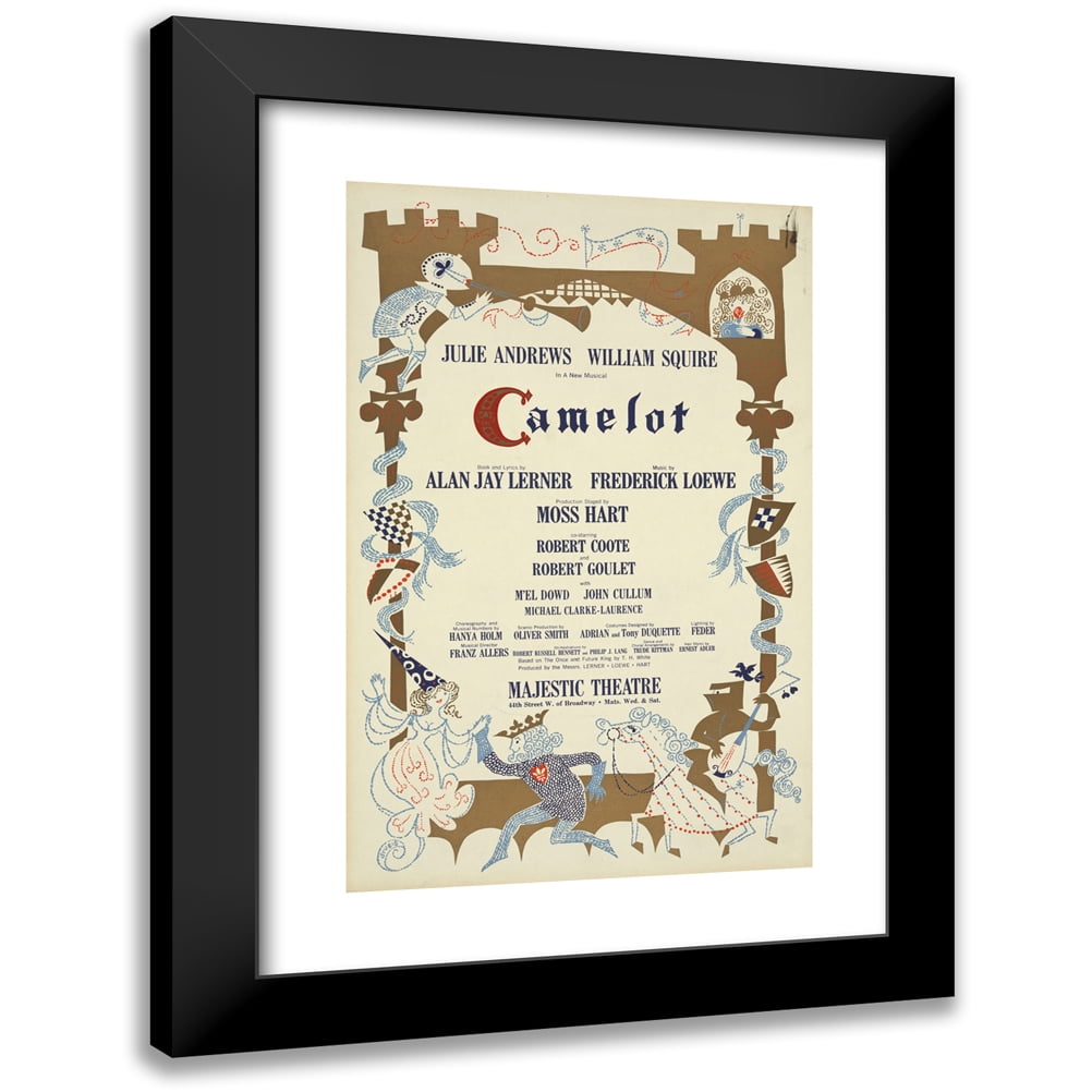 Stubis 13x18 Black Modern Framed Museum Art Print Titled - Camelot ...