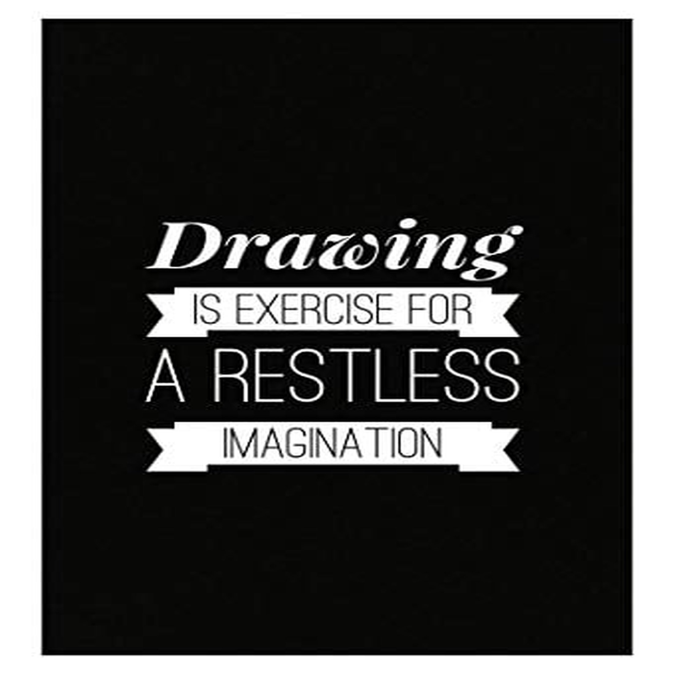 Stuch Strength Art Quote Mug - Drawing Is Exercise For A Restless ...