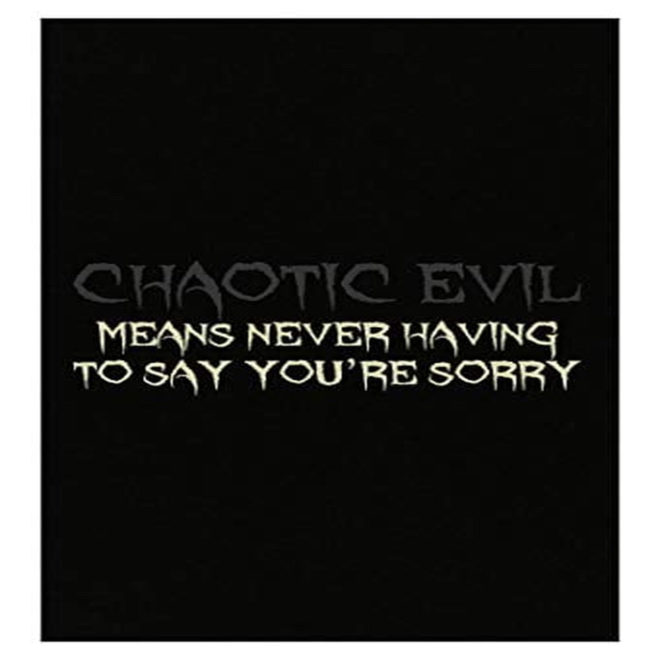 Stuch Strength Poster - Chaotic Evil Means Never Having to Say You're ...