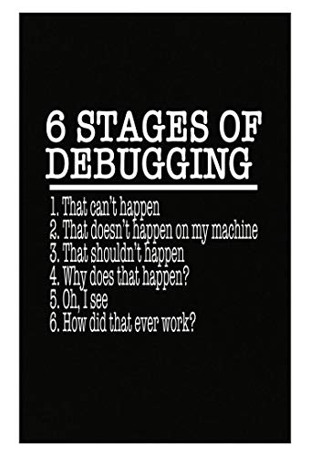 Stuch Strength Computer Programming Poster - 6 Stages of Debugging ... Stuch Strength Computer Programming Poster - 6 Stages of Debugging ...