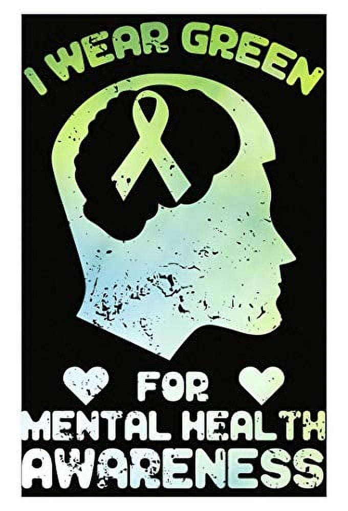 Stuch Strength Cool Mental Health - I Wear Green for Awareness ...