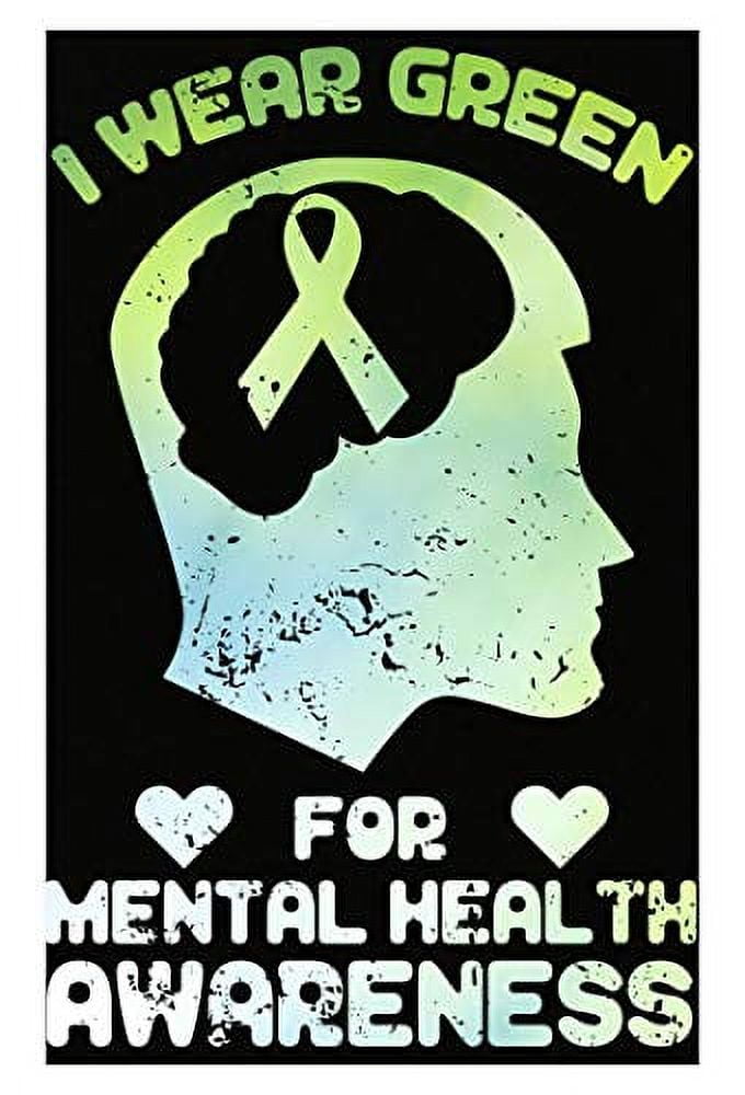 Stuch Strength Cool Mental Health - I Wear Green for Awareness ...