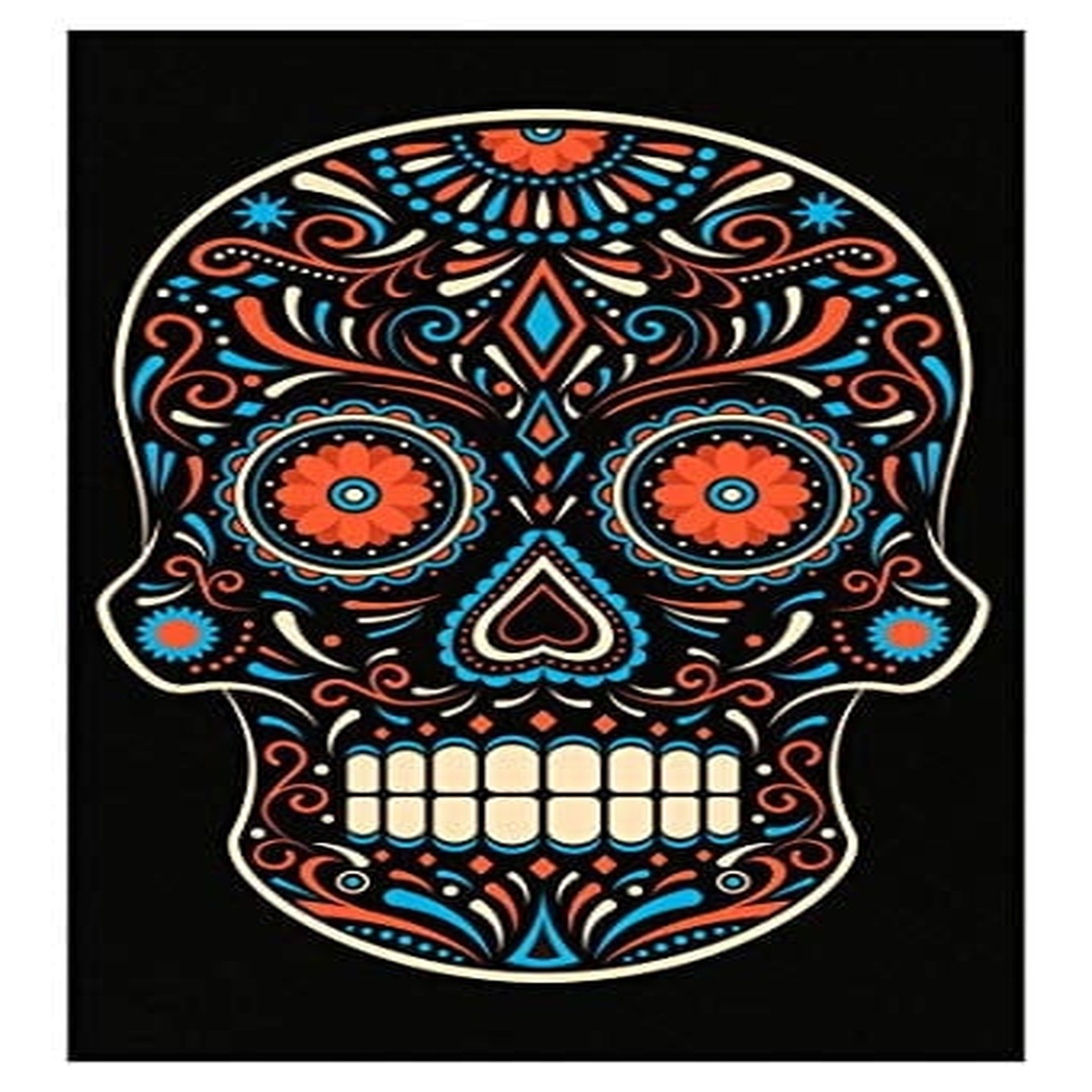Stuch Strength Cool Sugar Skull - Gravestone Tradition Remembrance Of ...