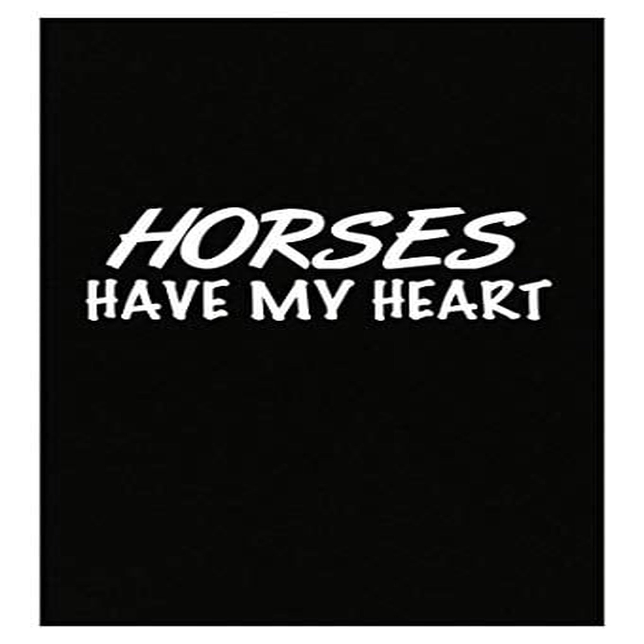 Heartwarming Equestrian Poster - Cute Horses Design - Perfect Gift for ...