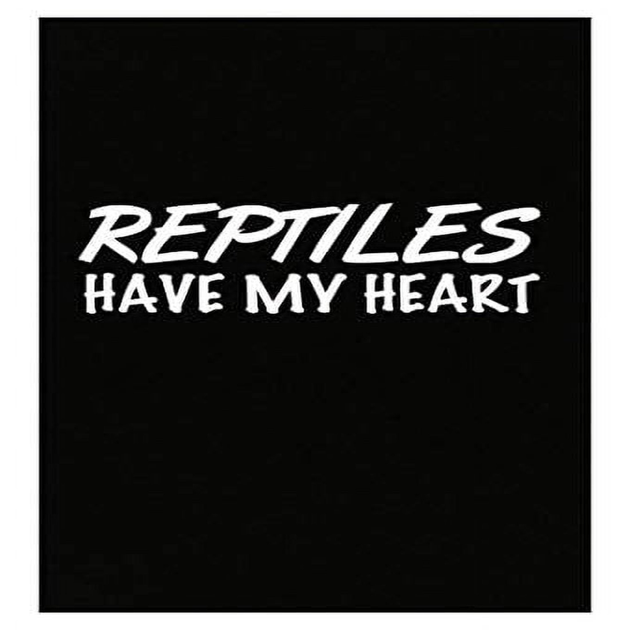 Adorable Reptiles Poster - "Reptiles Have My Heart" - Turtle, Snake & Crocodile Design - Walmart.com