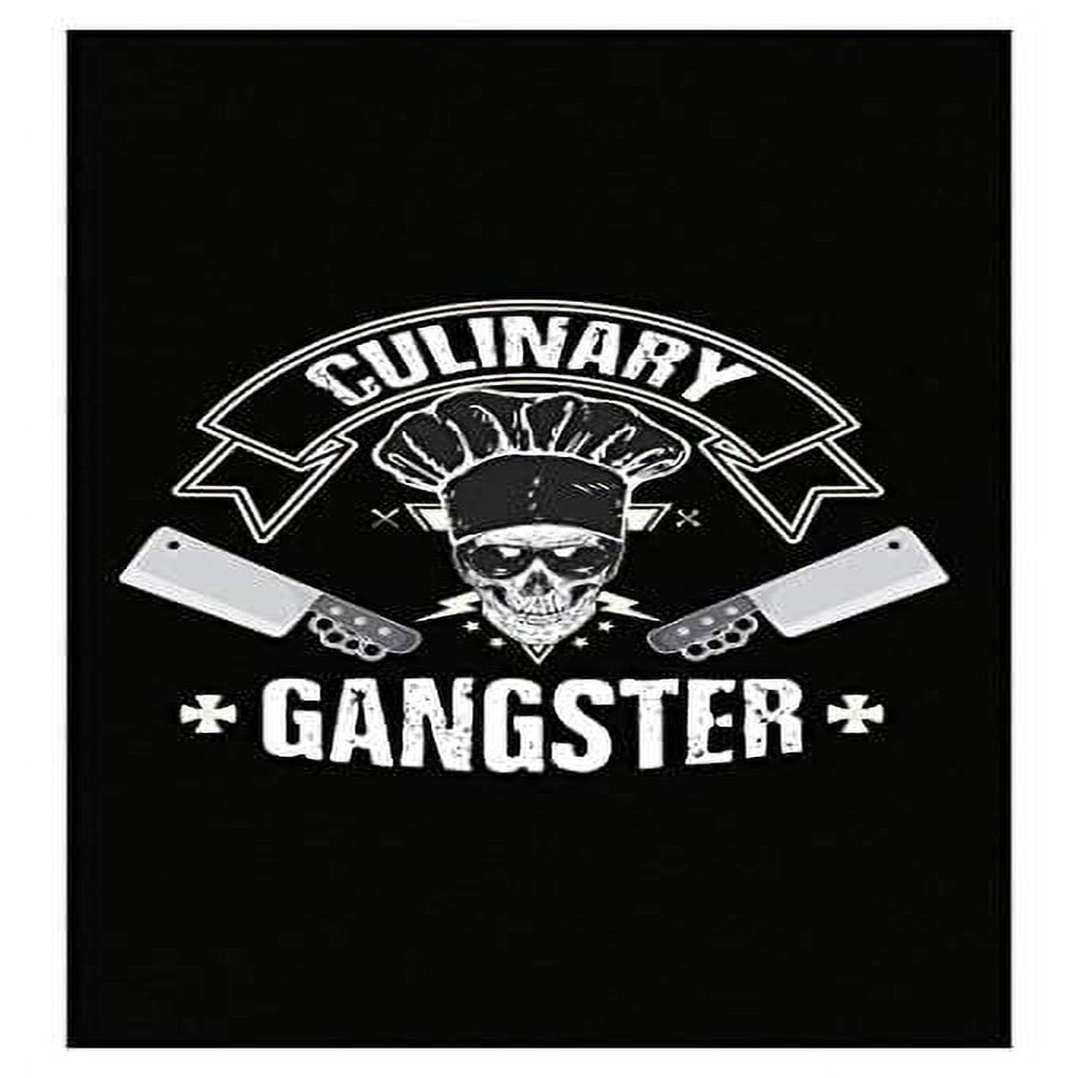 Funny Chef Culinary Gangster Wall Art Poster - 13x19" Gourmet Kitchen ...