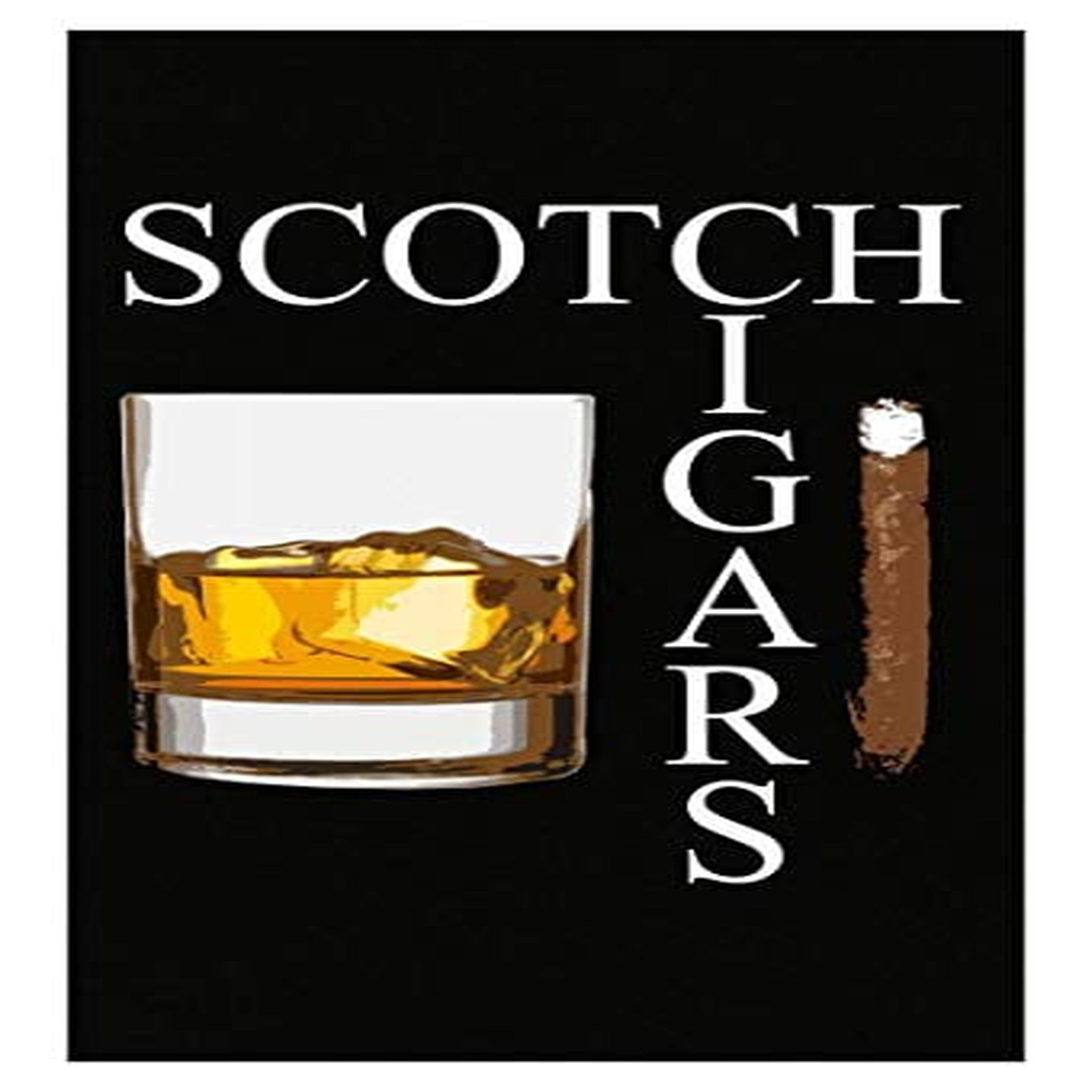 Funny Cigar Poster - Humorous Scotch Cigars Print for Tobacco ...