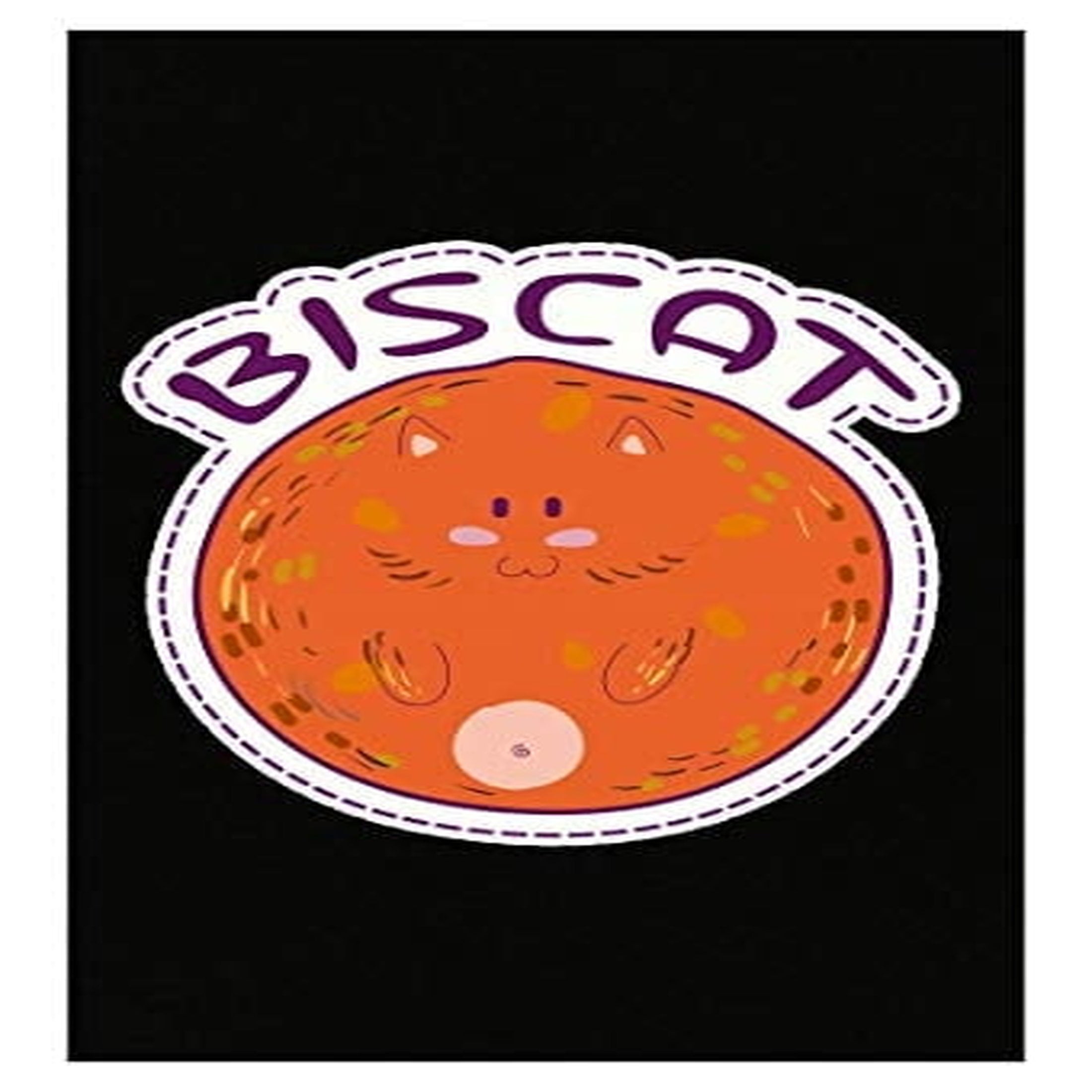 Hilarious Biscat Cookie Poster - Fun Dessert Humor Wall Art for Cookie ...