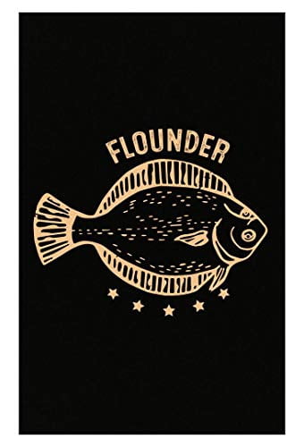 Stuch Strength Funny Flounder - Seafood Ocean Fish - Aquatic Humor ...