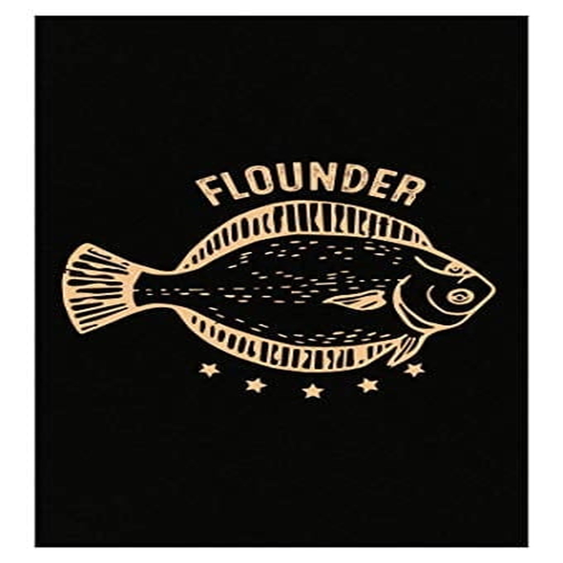 Funny Flounder - Seafood Ocean Fish - Aquatic Humor - Poster | Size ...