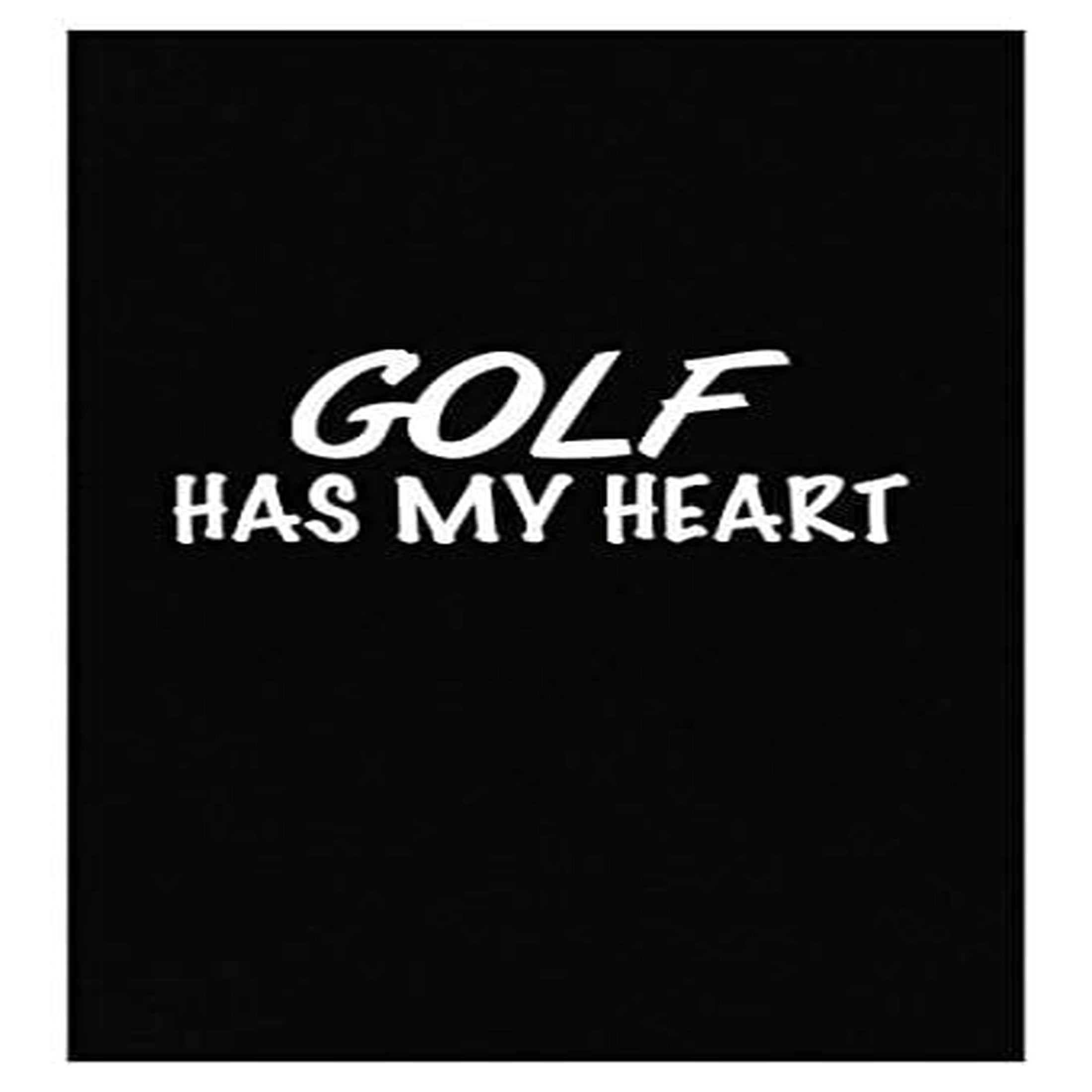 Funny Golf Poster - "Golf Has My Heart" - Perfect Gift for Golf Lovers ...