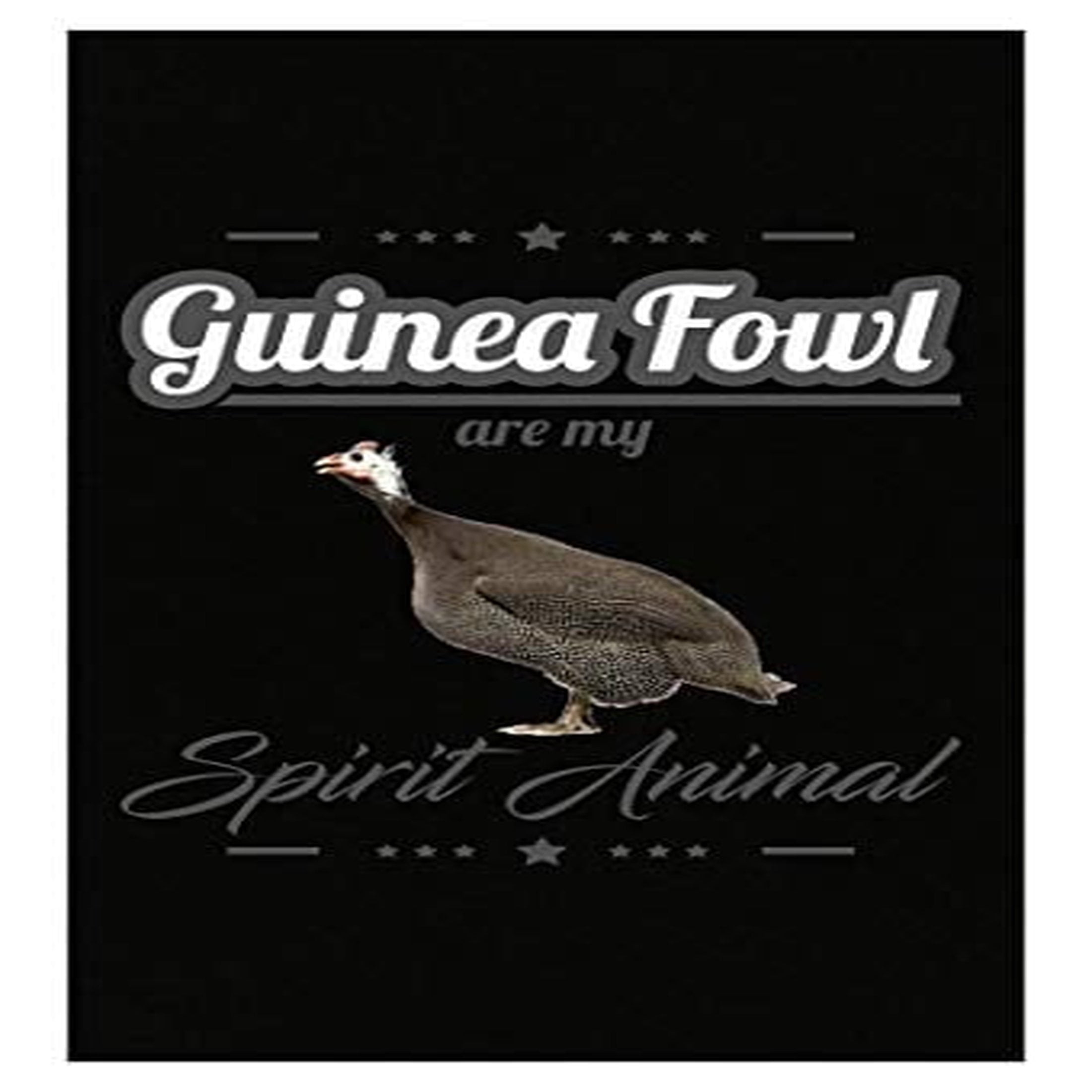 Funny Guinea Fowl Poster - My Spirit Animal - Humorous Numida Bird Art ...