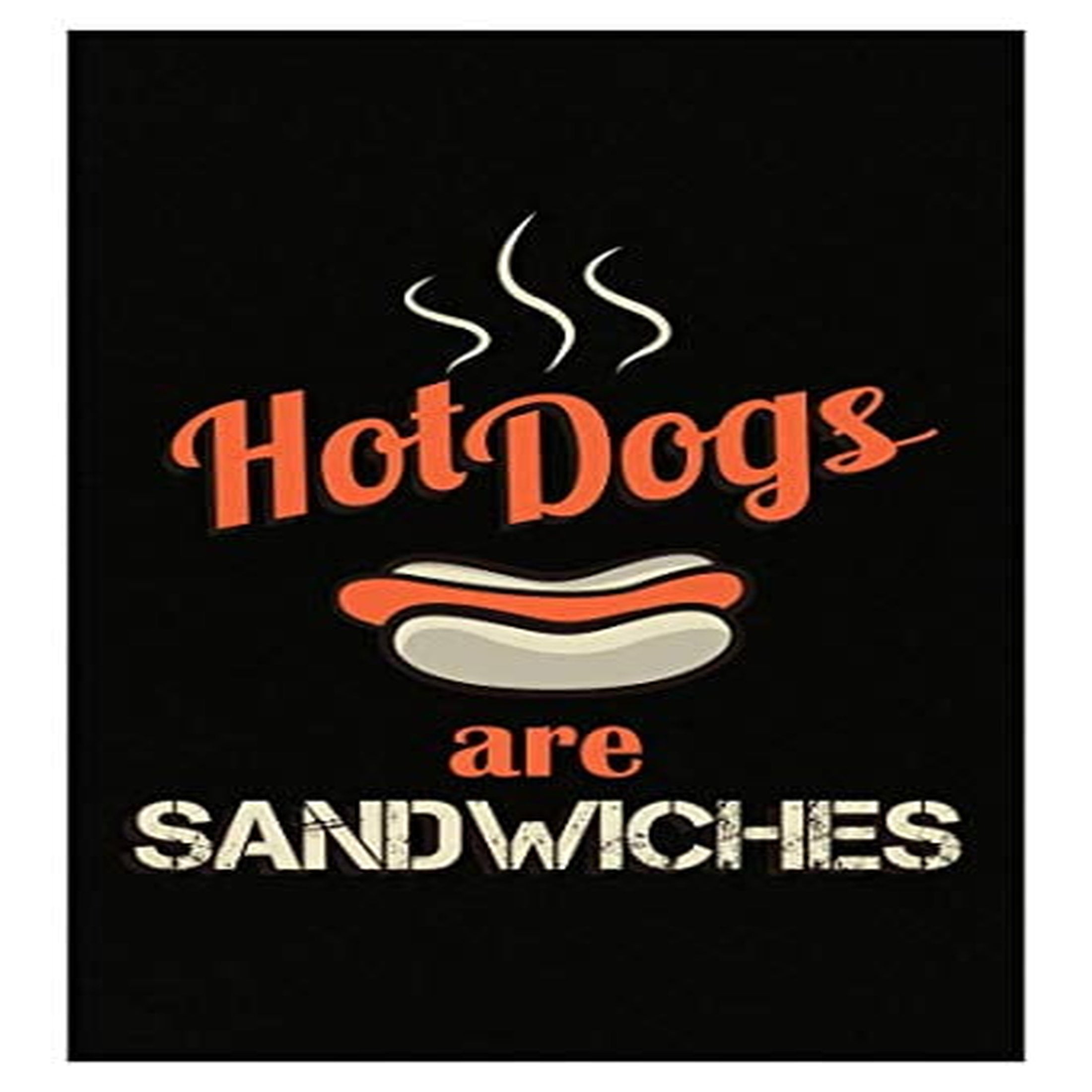 Funny Hotdog Poster - Wall Decor for Kitchen Gift - Walmart.com