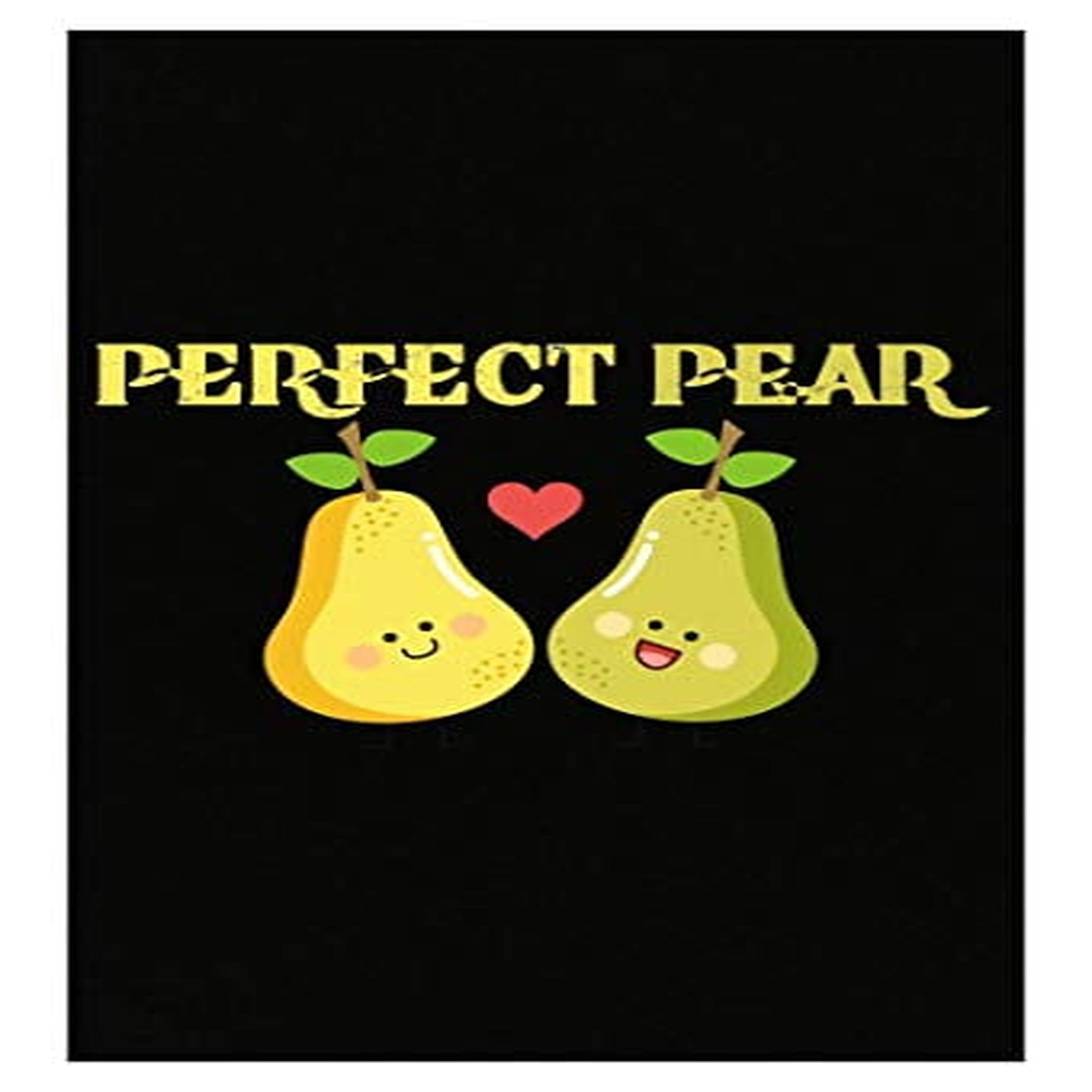 Funny Pear Poster - Whimsical Fruit Humor Print for Sweet Snack Lovers ...