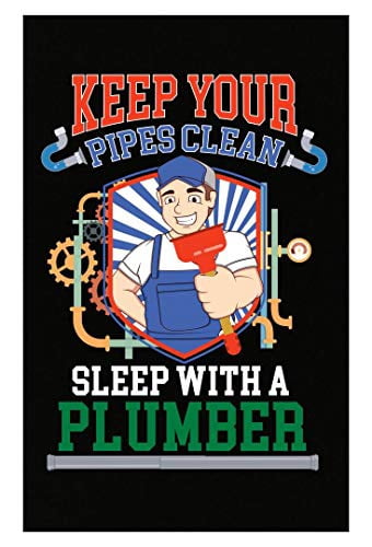 Funny Plumber Poster - Wall Decor for Bathroom Gift - Walmart.com