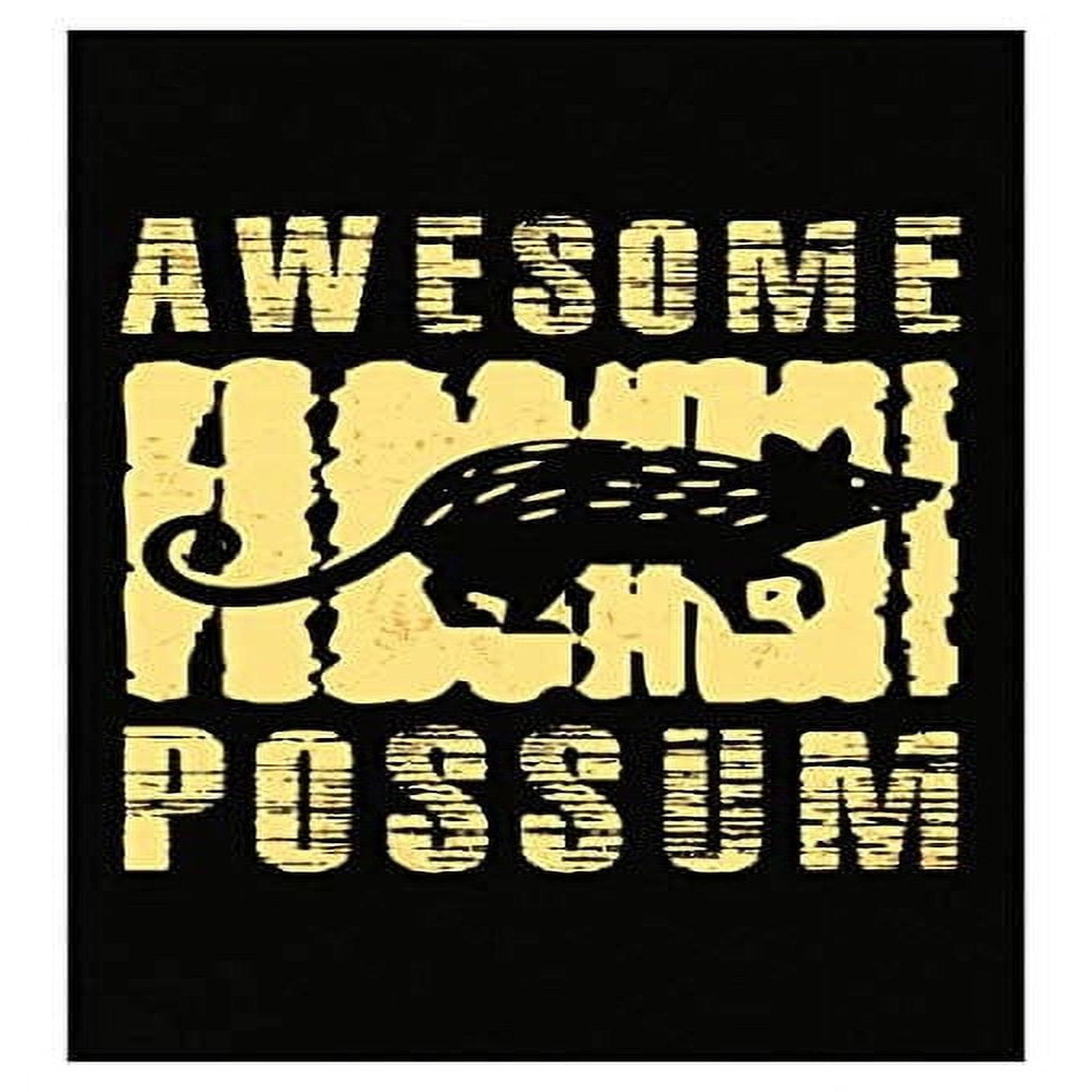 Funny Possum Poster - Hilarious Nocturnal Marsupial Wildlife Art for ...
