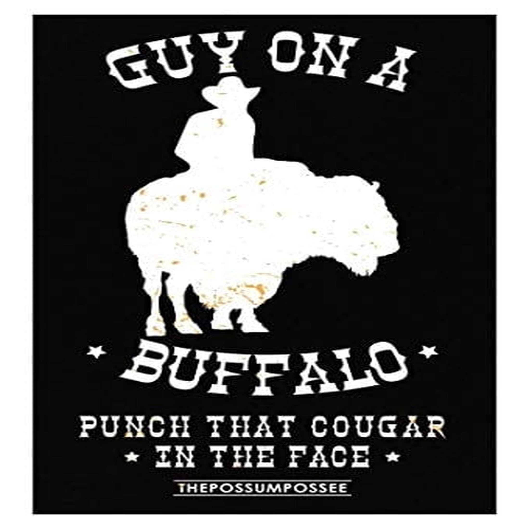Stuch Strength Funny Possum - Guy On A Buffalo Punch That Cougar in ...
