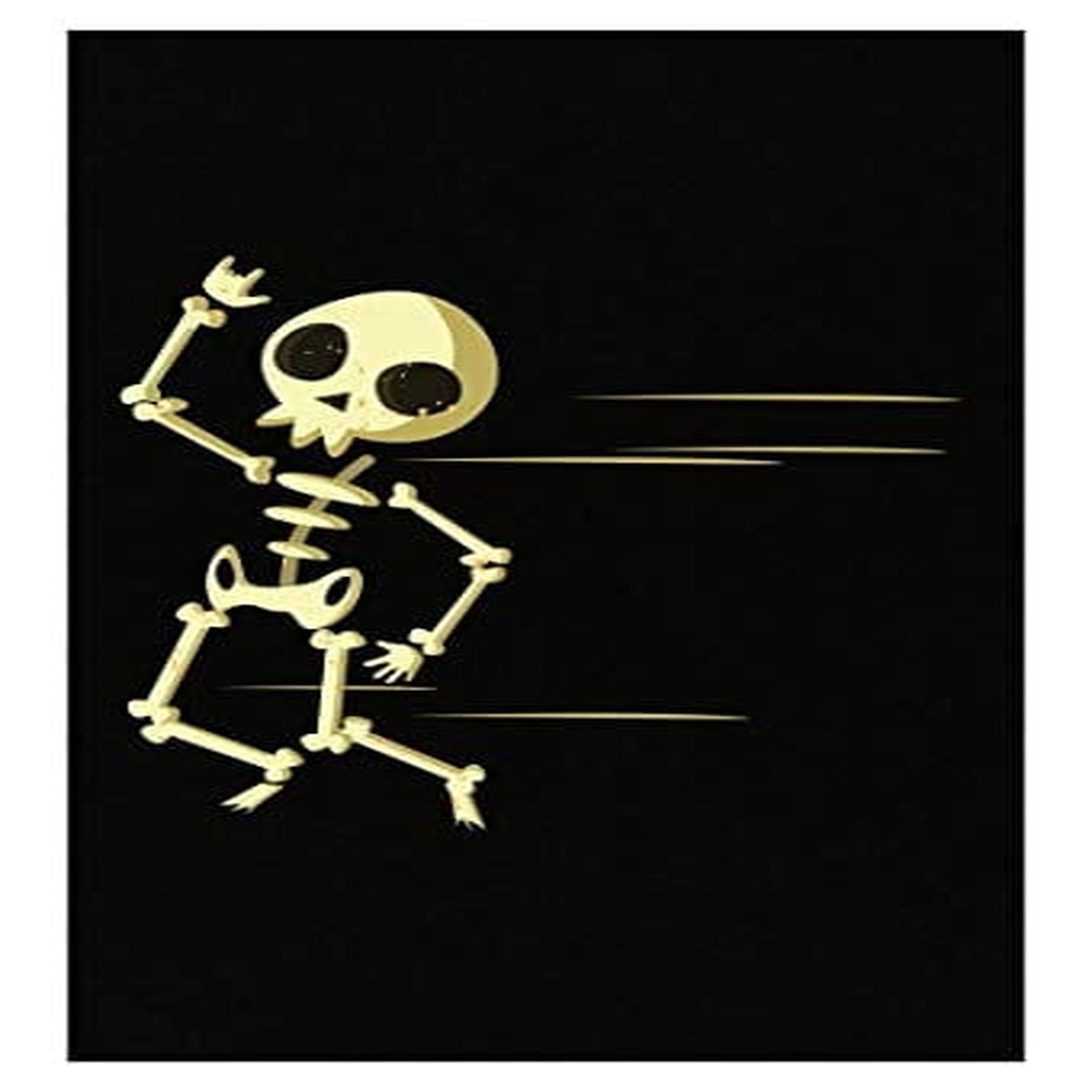 Funny Dancing Skeleton Poster - Humorous Wall Art 13x19" for Home or ...