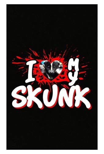 Funny Skunk - Love - Heart Pet - Stinky Animal - Poster | Size: 13x19 ...