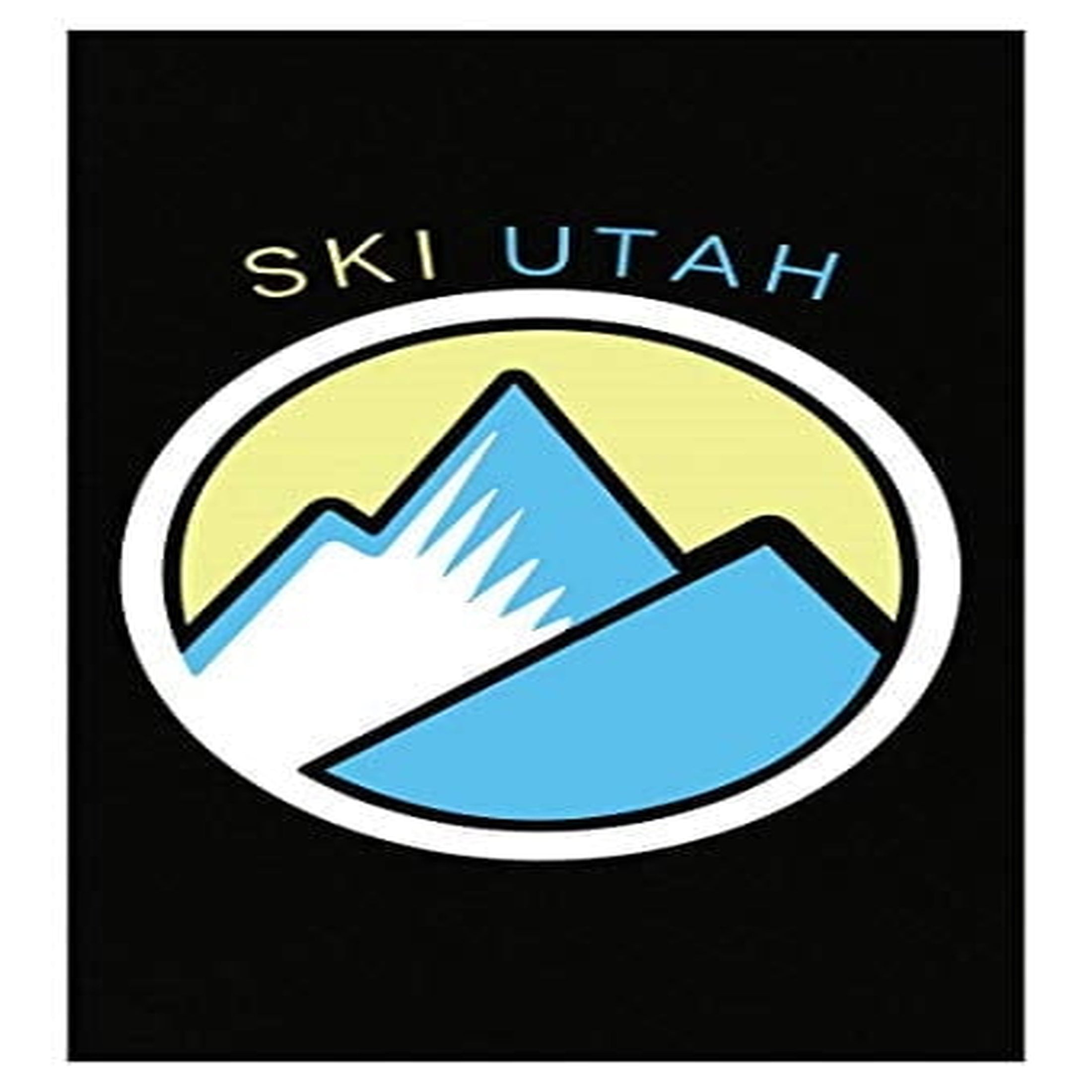 Funny Utah Ski Mountains Humor Poster - 13x19" Wall Art for Winter ...