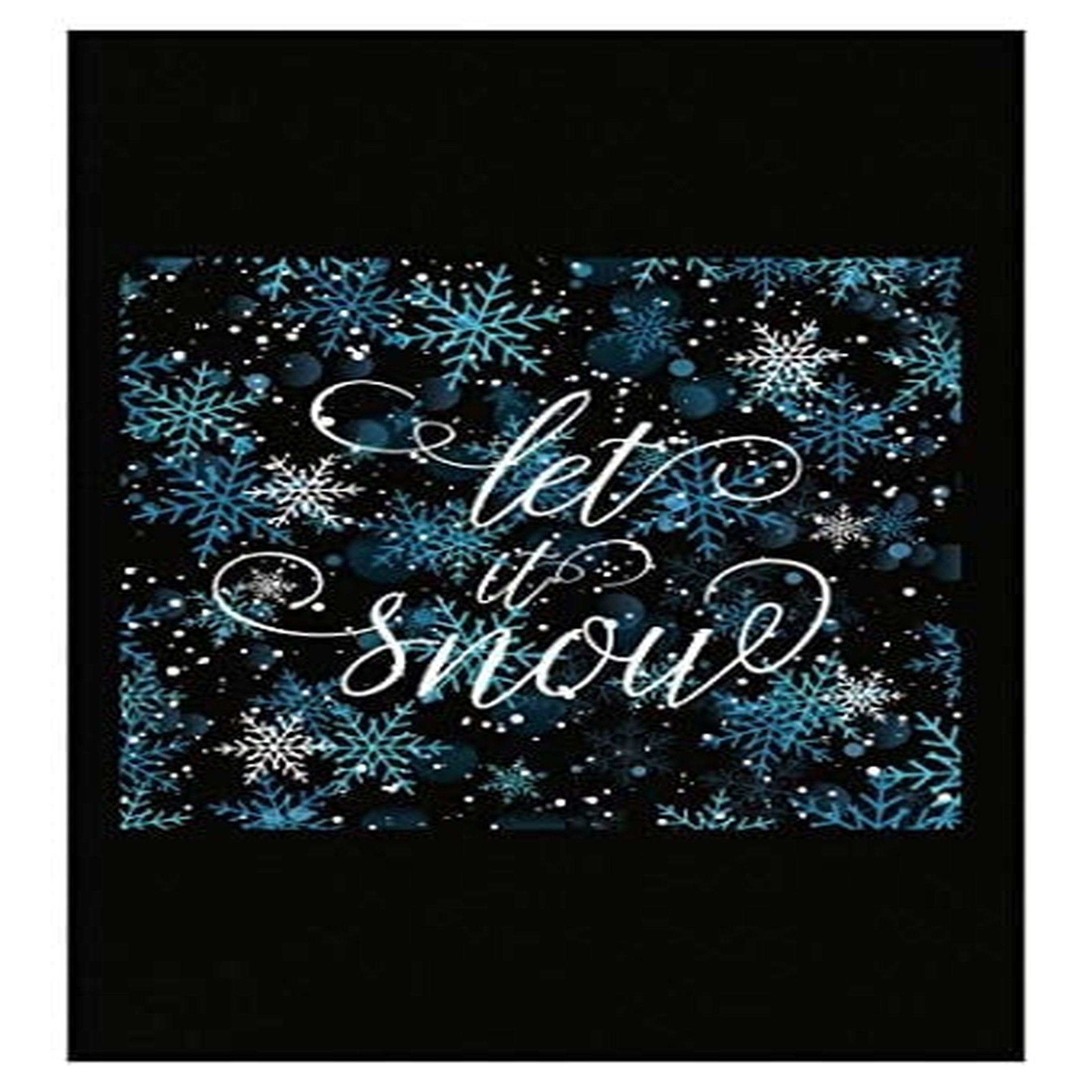 Funny "Let It Snow" Winter Humor Poster - 13x19" Wall Art for Cold ...