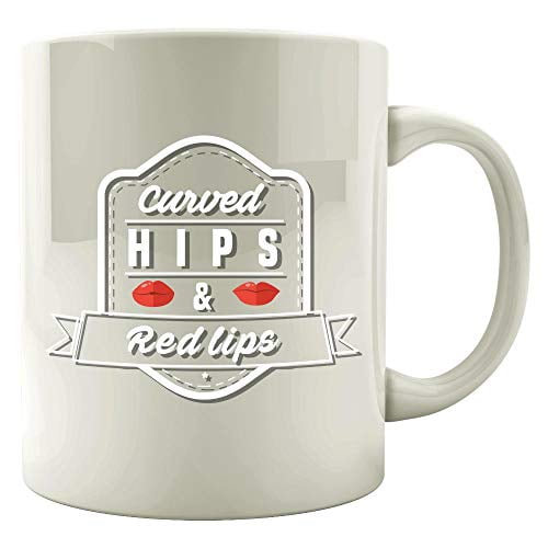 Stuch Strength LLC Funny Makeup - Curved Hips & Red Lips - Lipstick ...